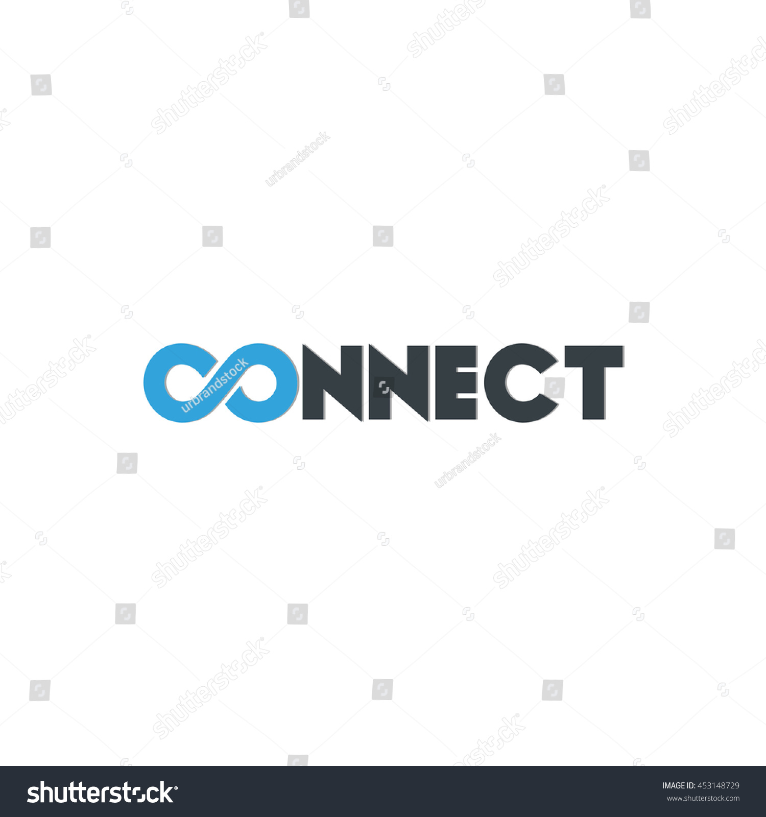 Connect Logo Design Template Elements Stock Vector (Royalty Free ...