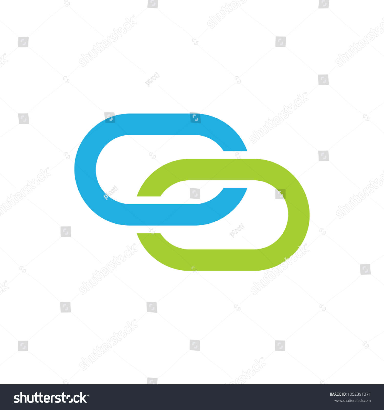 Connect Logo Icon Design Stock Vector (Royalty Free) 1052391371