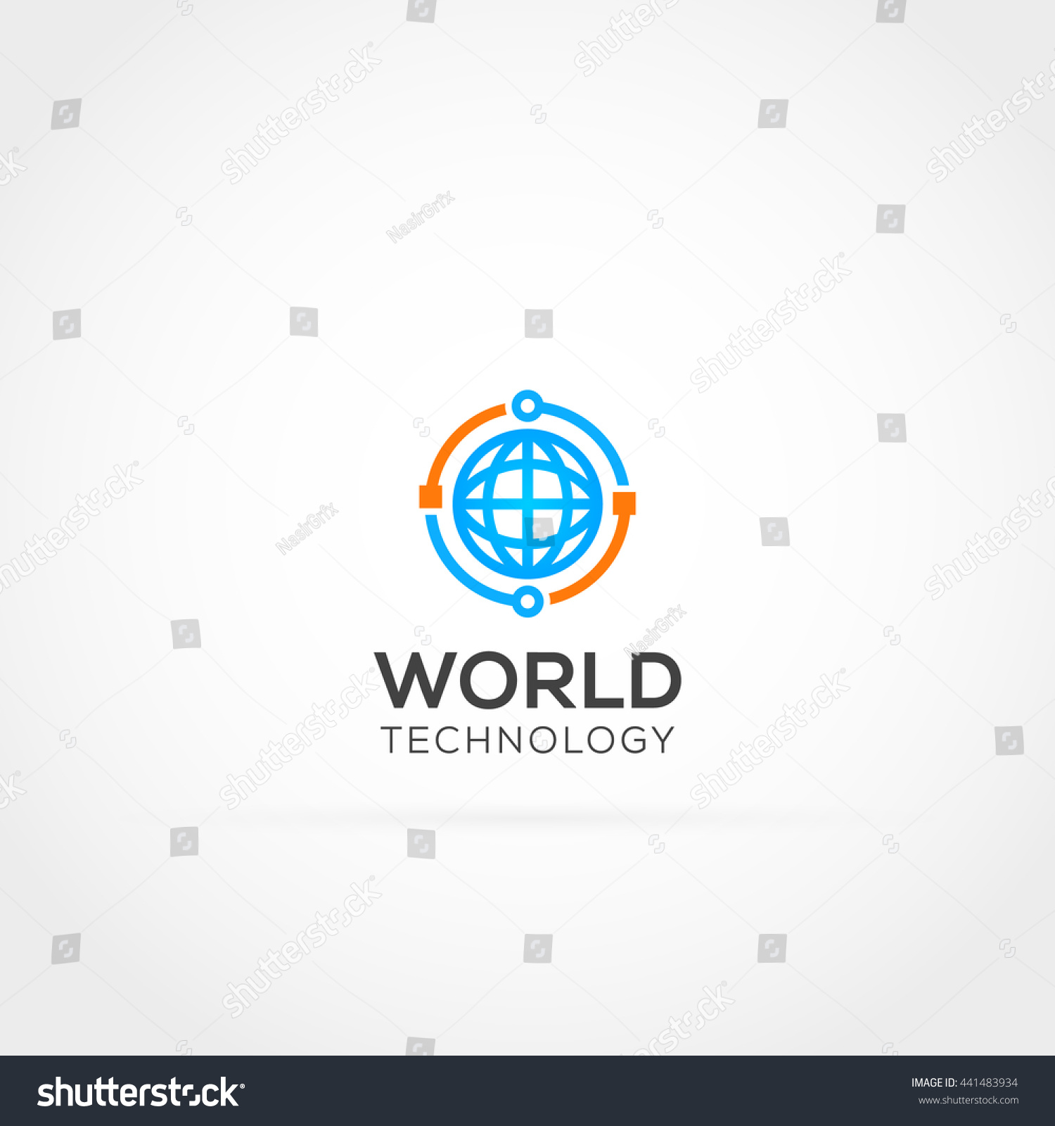 Connect Network Logo Icon Stock Vector (Royalty Free) 441483934 ...