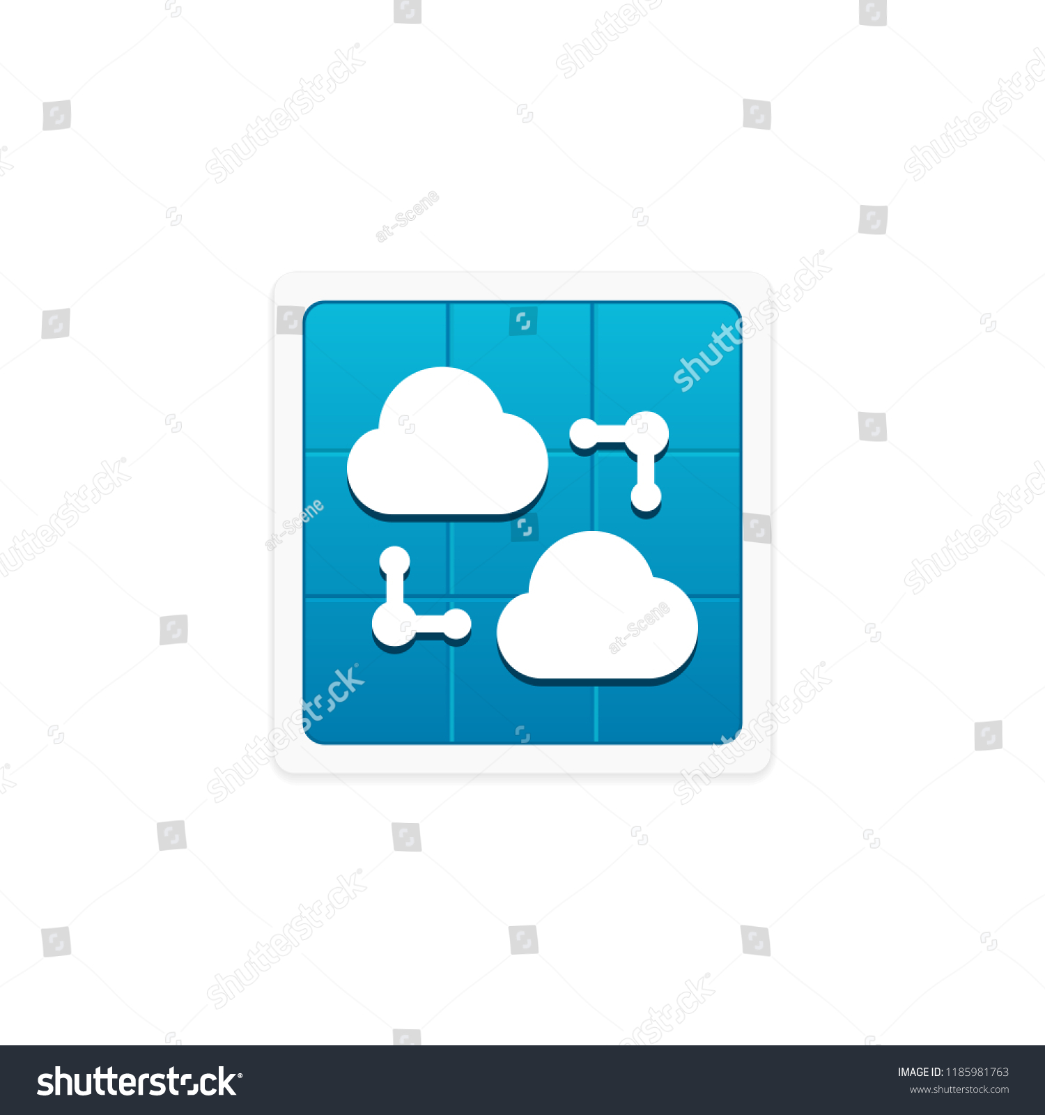 Connection App Icon Stock Vector Royalty Free 1185981763 Shutterstock