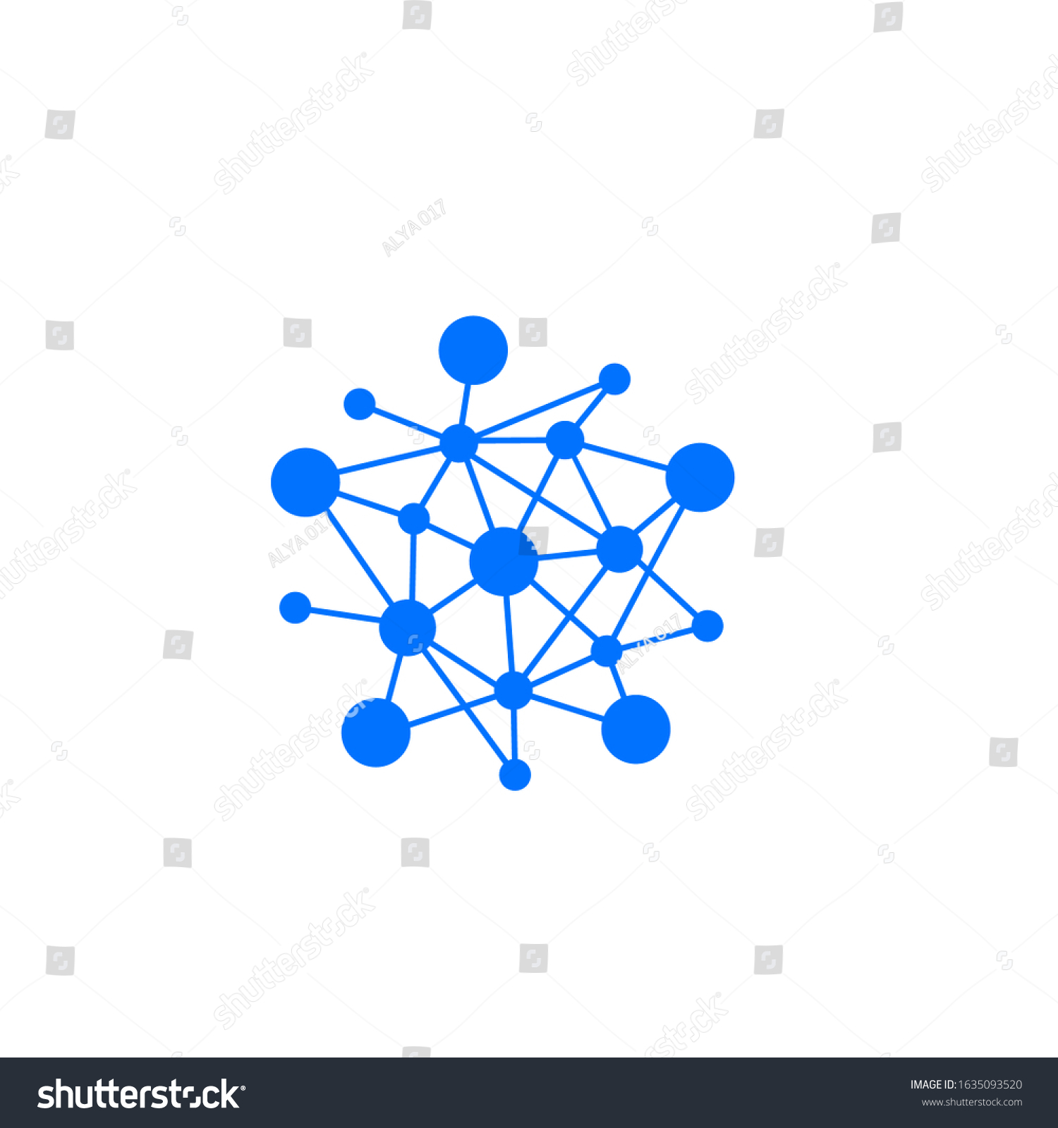 Connection Data Logo Modern Sign Template Stock Vector (Royalty Free ...