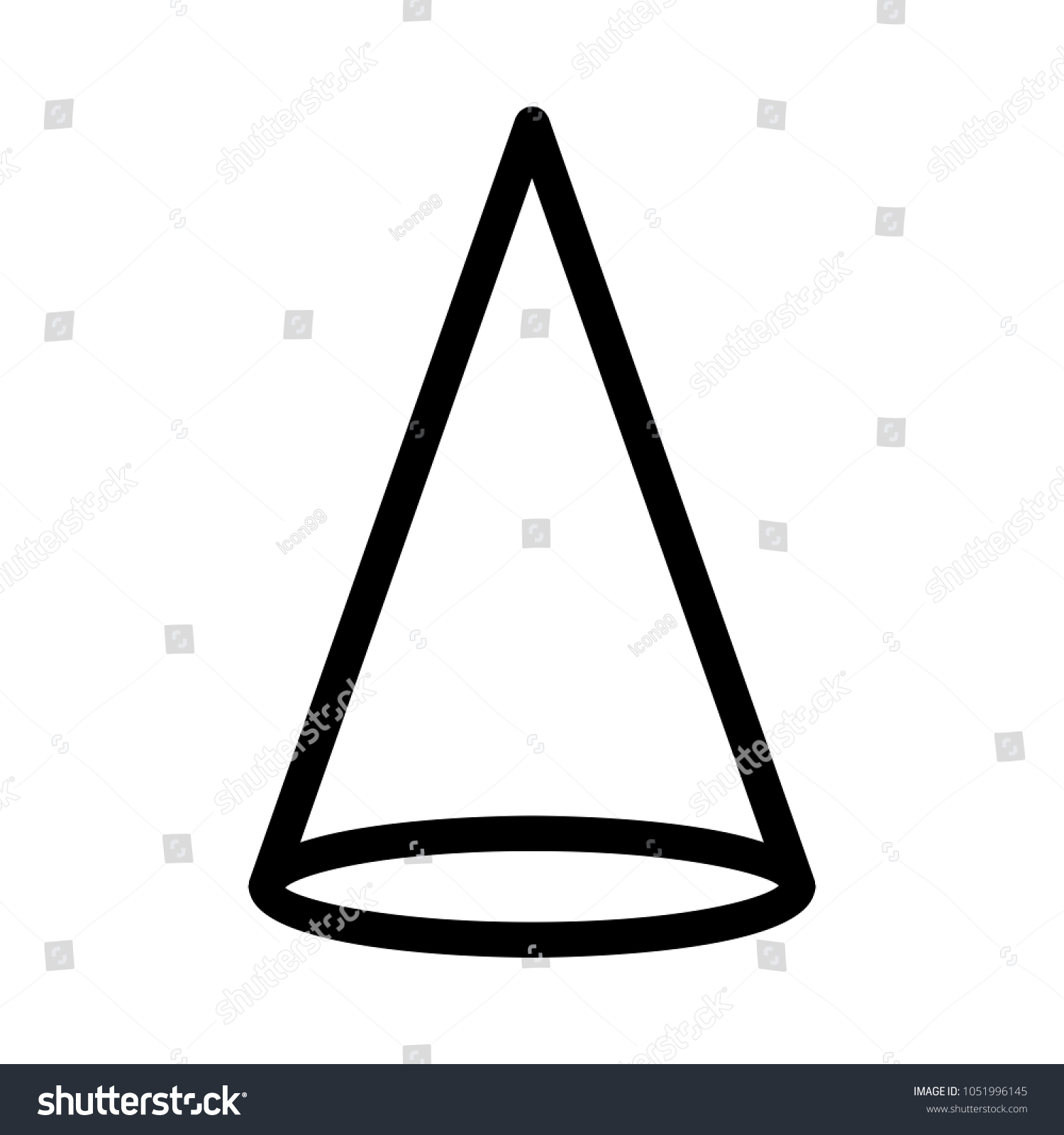 Conoid Diagram Shape Stock Vector (Royalty Free) 1051996145