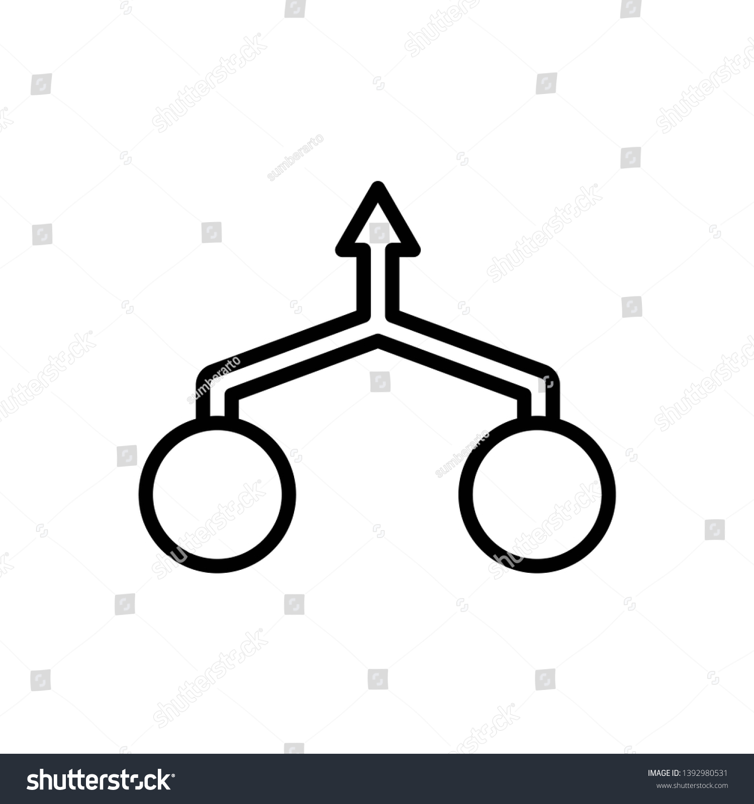 Consolidation Icon Illustration Vector Template Stock Vector (Royalty ...