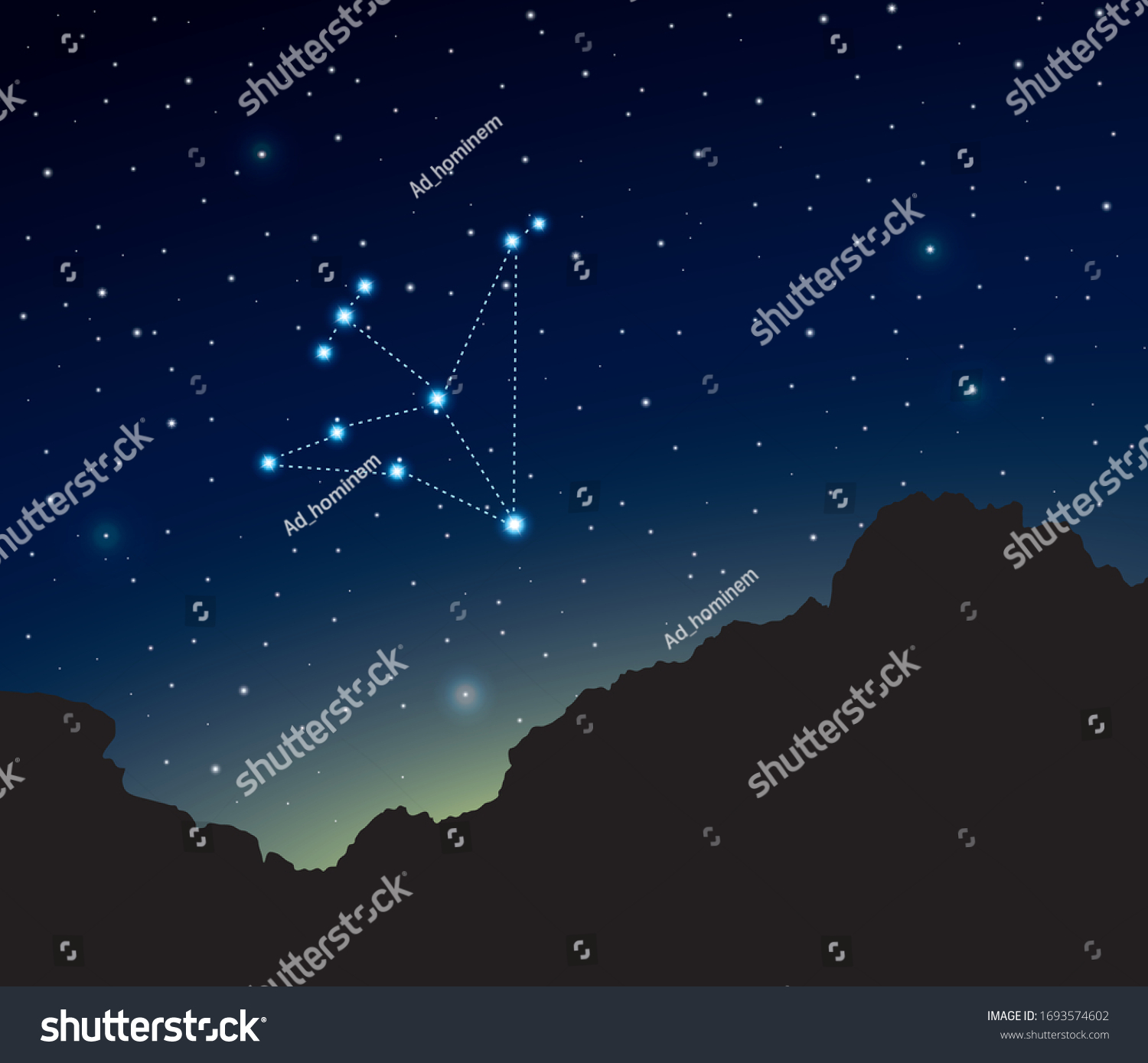 418 Eagle constellation Images, Stock Photos & Vectors | Shutterstock