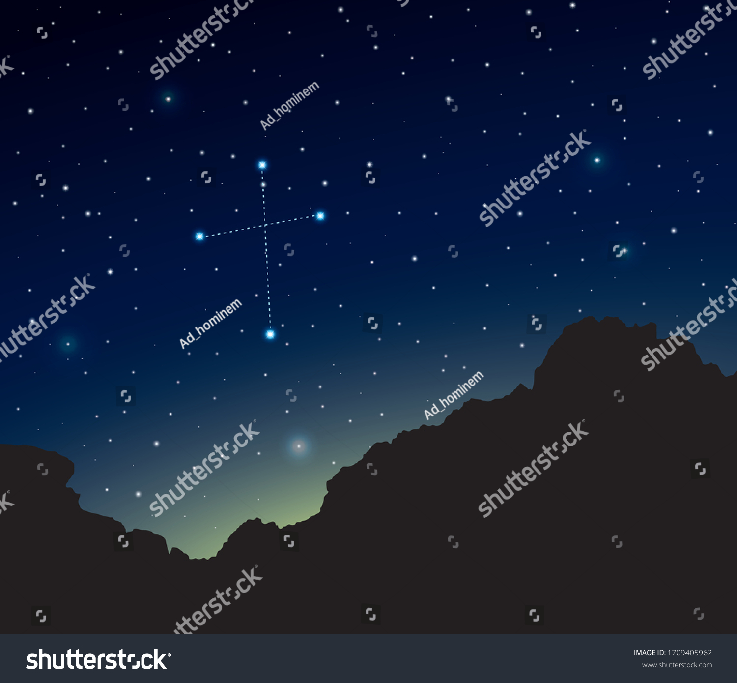 224 Crux constellation Images, Stock Photos & Vectors | Shutterstock