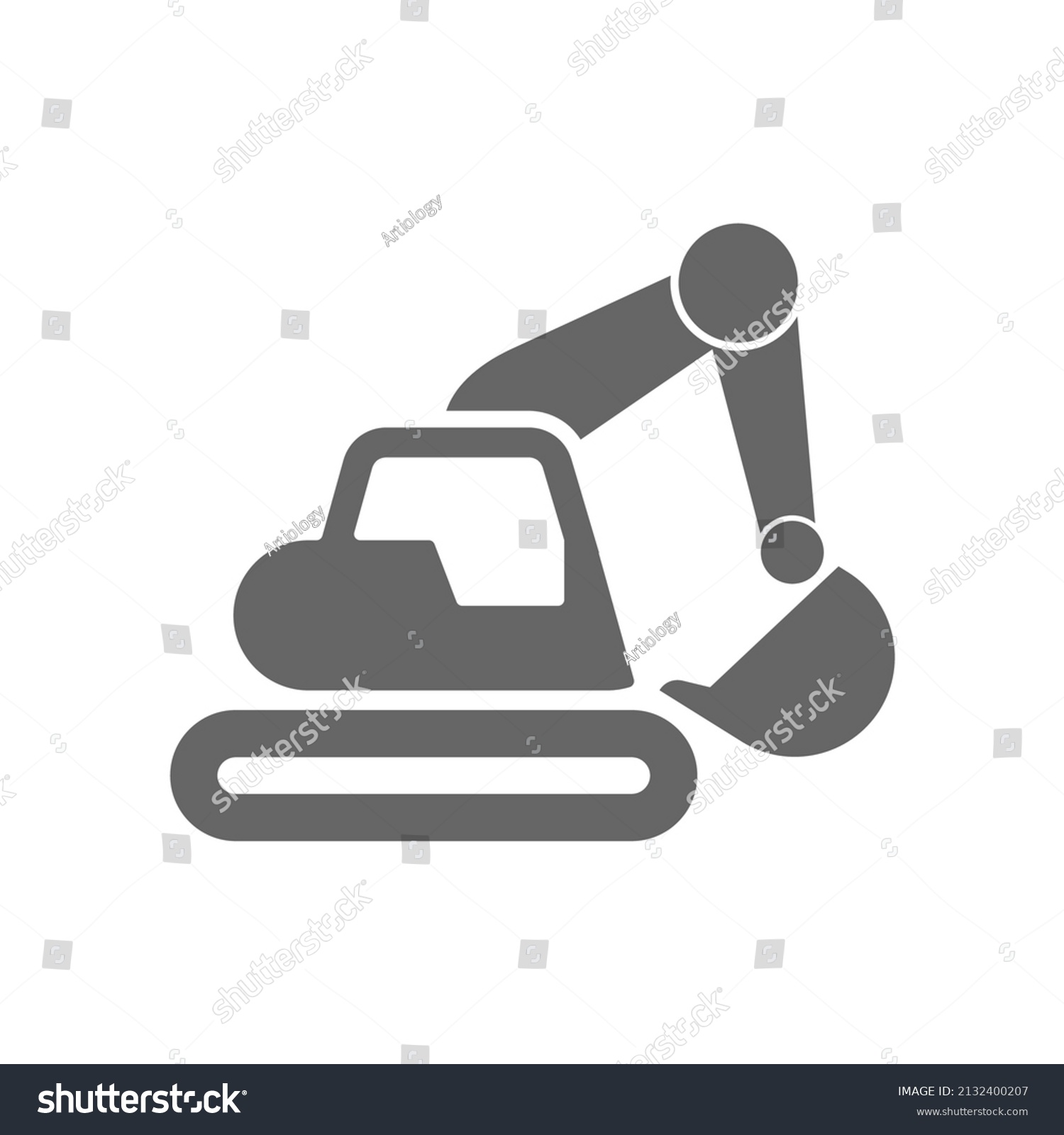 Construction Building Work Simple Icon Stock Vector (Royalty Free ...