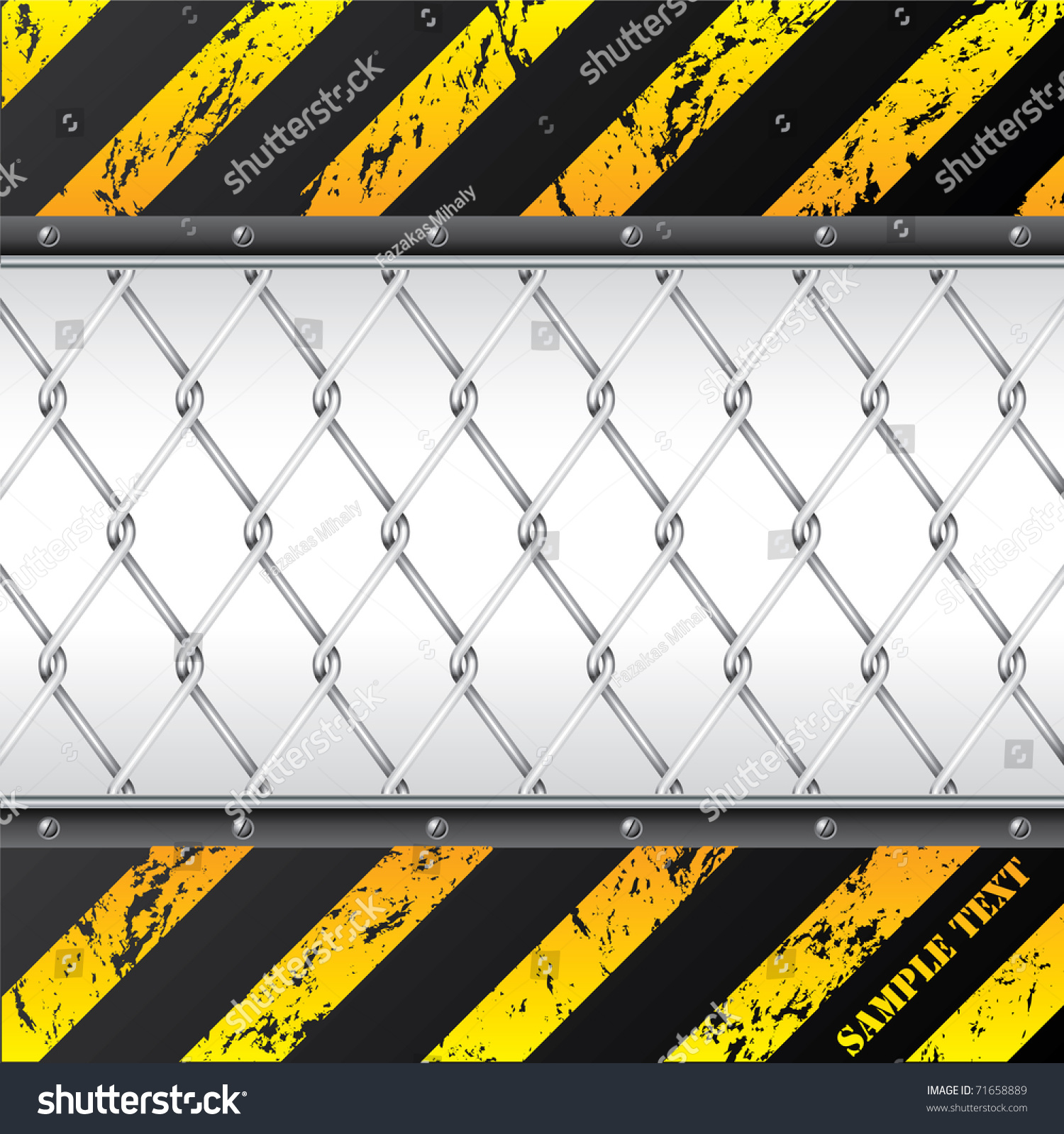 Construction Background Design Wired Fence Stock Vector (Royalty Free ...