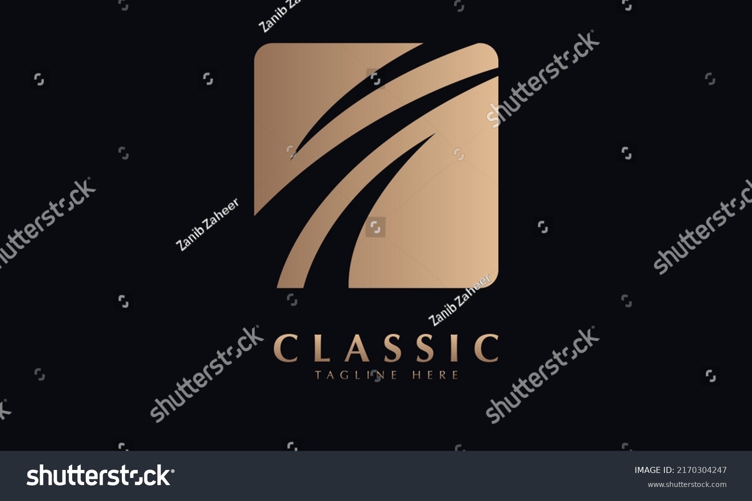Construction Company Vector Logo Monograme Template Stock Vector ...