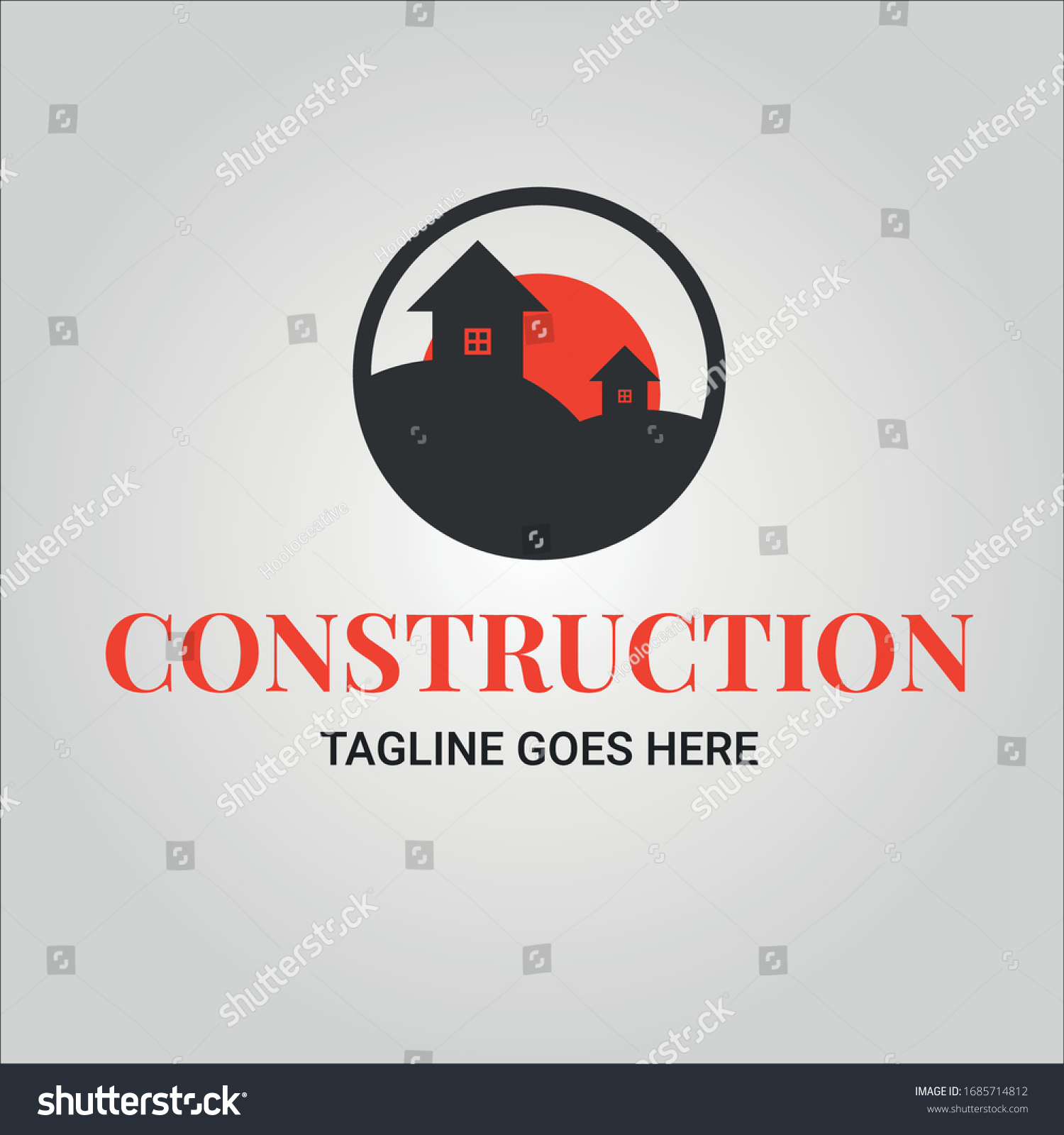 Construction Firm Logo Vector Design Stock Vector (Royalty Free ...
