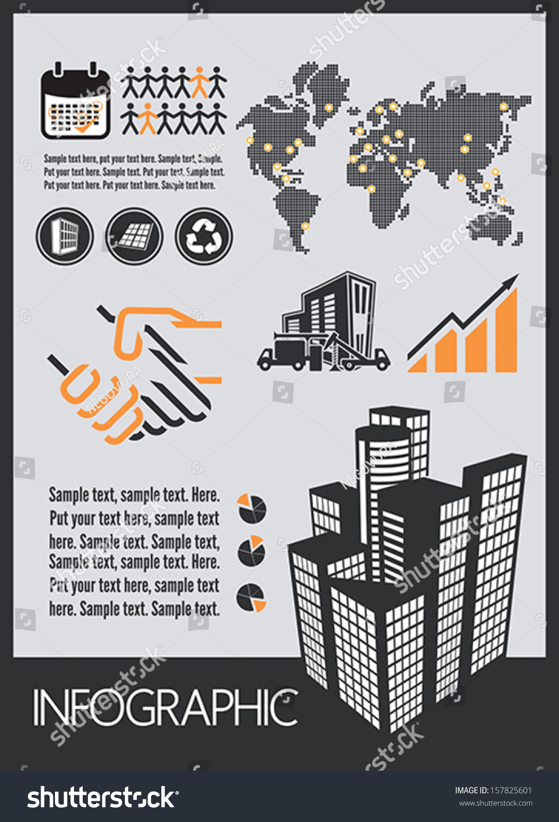 Construction Infographic Stock Vector (Royalty Free) 157825601