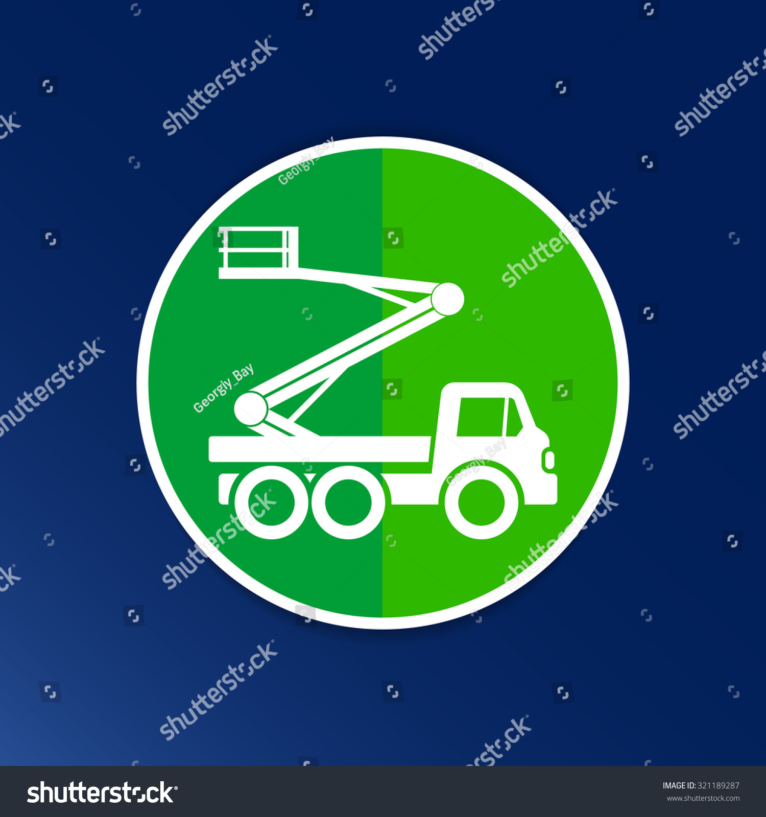 Construction Machines Icon Vector Button Logo Stock Vector (Royalty ...