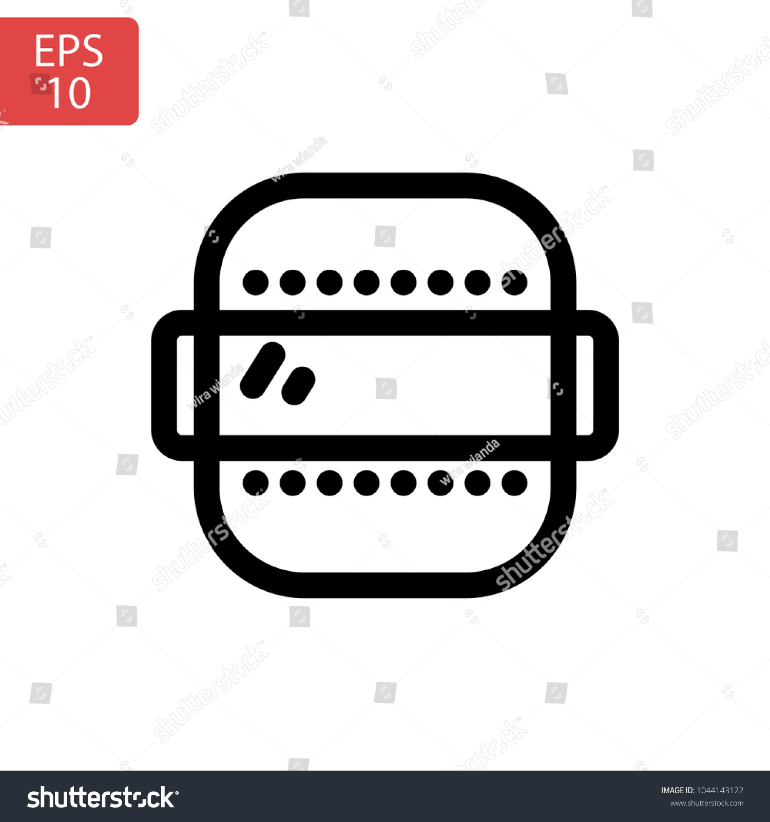 Construction Mechanical Factory Engineering Vector Line Stock Vector ...