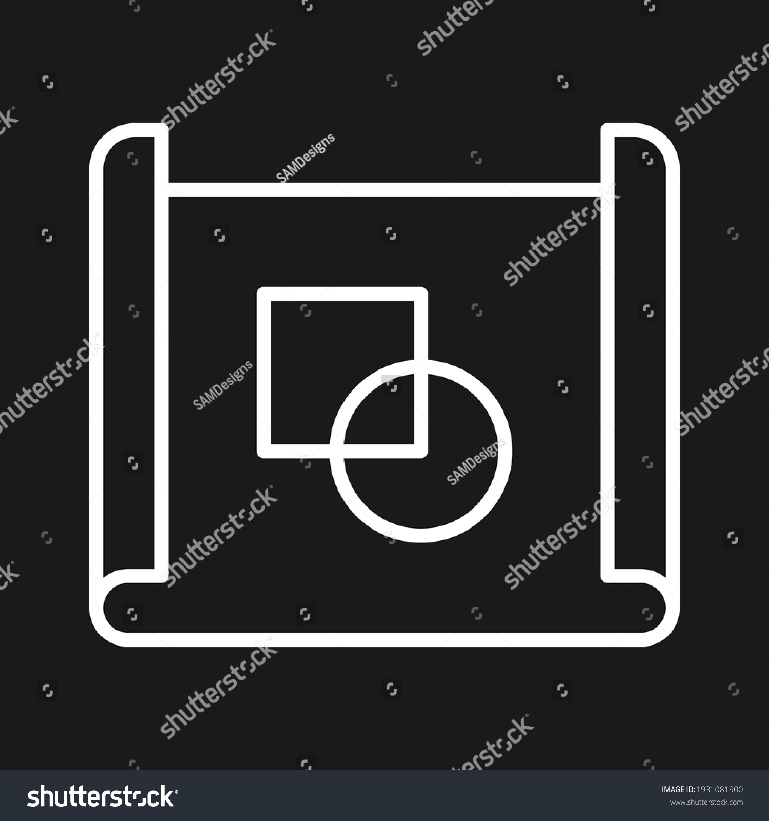 Construction Project Manager Icon Vector Image Stock Vector (Royalty ...