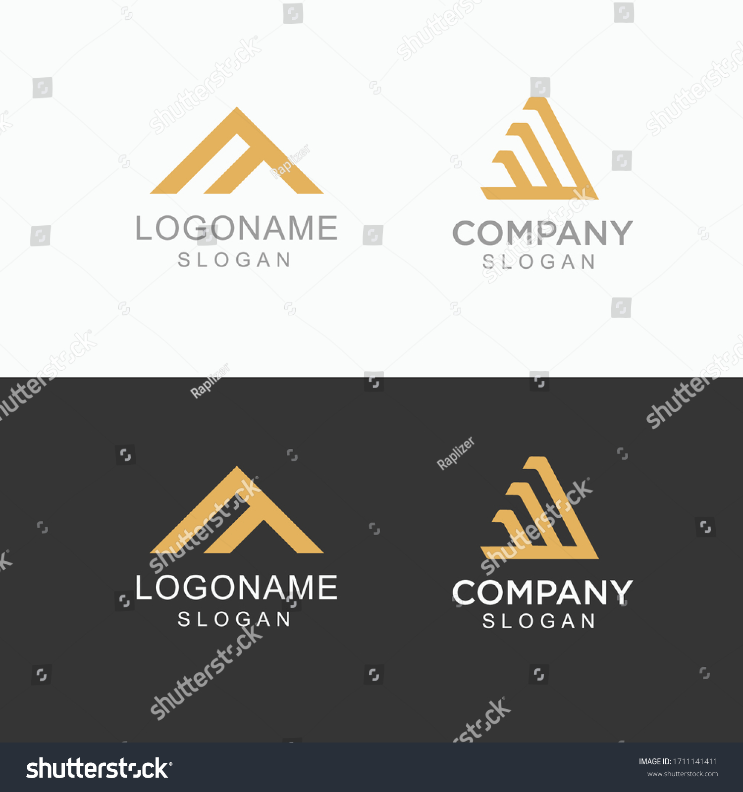 Construction Service Logo Design Vector: เวกเตอร์สต็อก (ปลอดค่า ...
