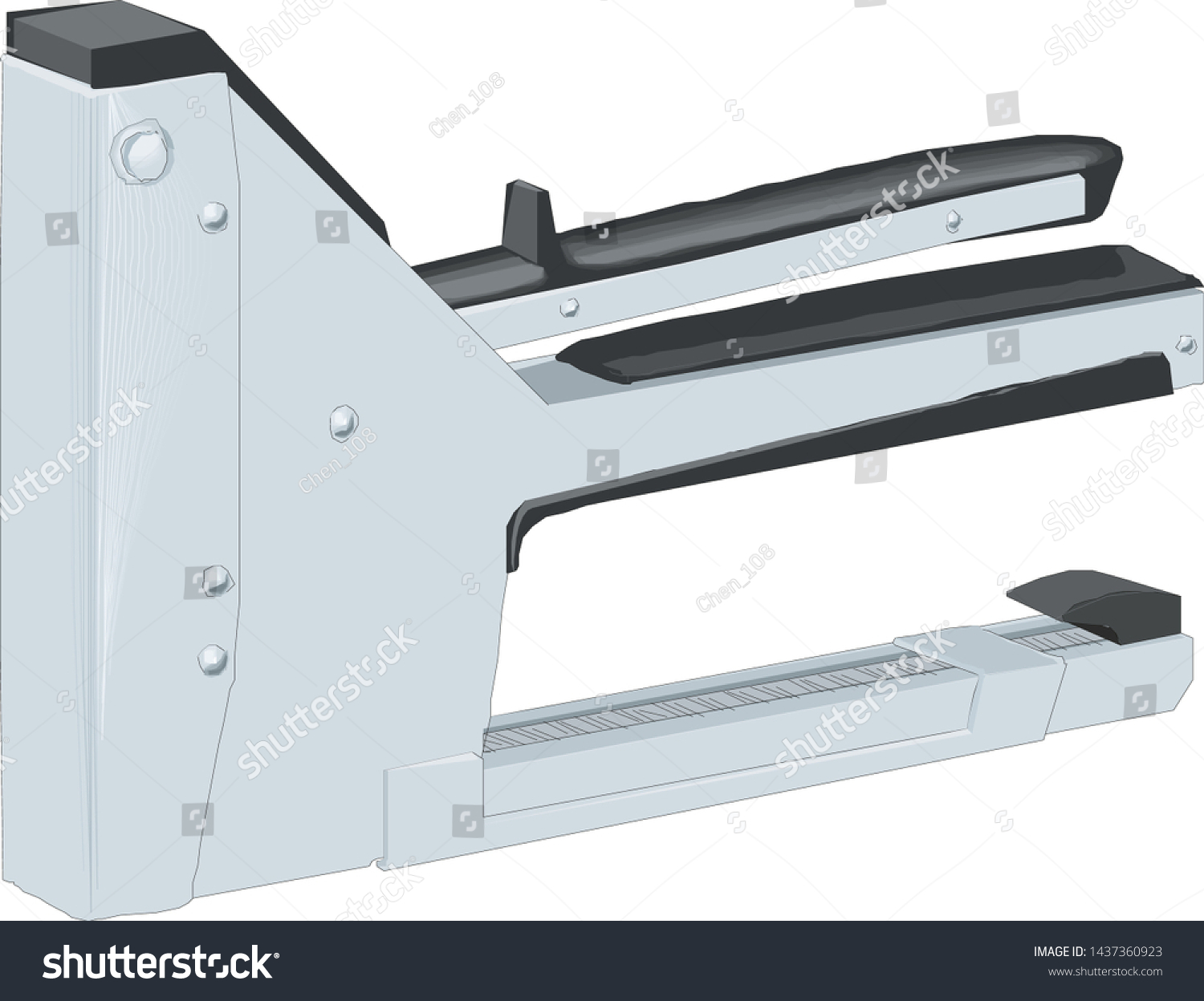 Construction Stapler Vector Illustration Isolated On: เวกเตอร์สต็อก ...