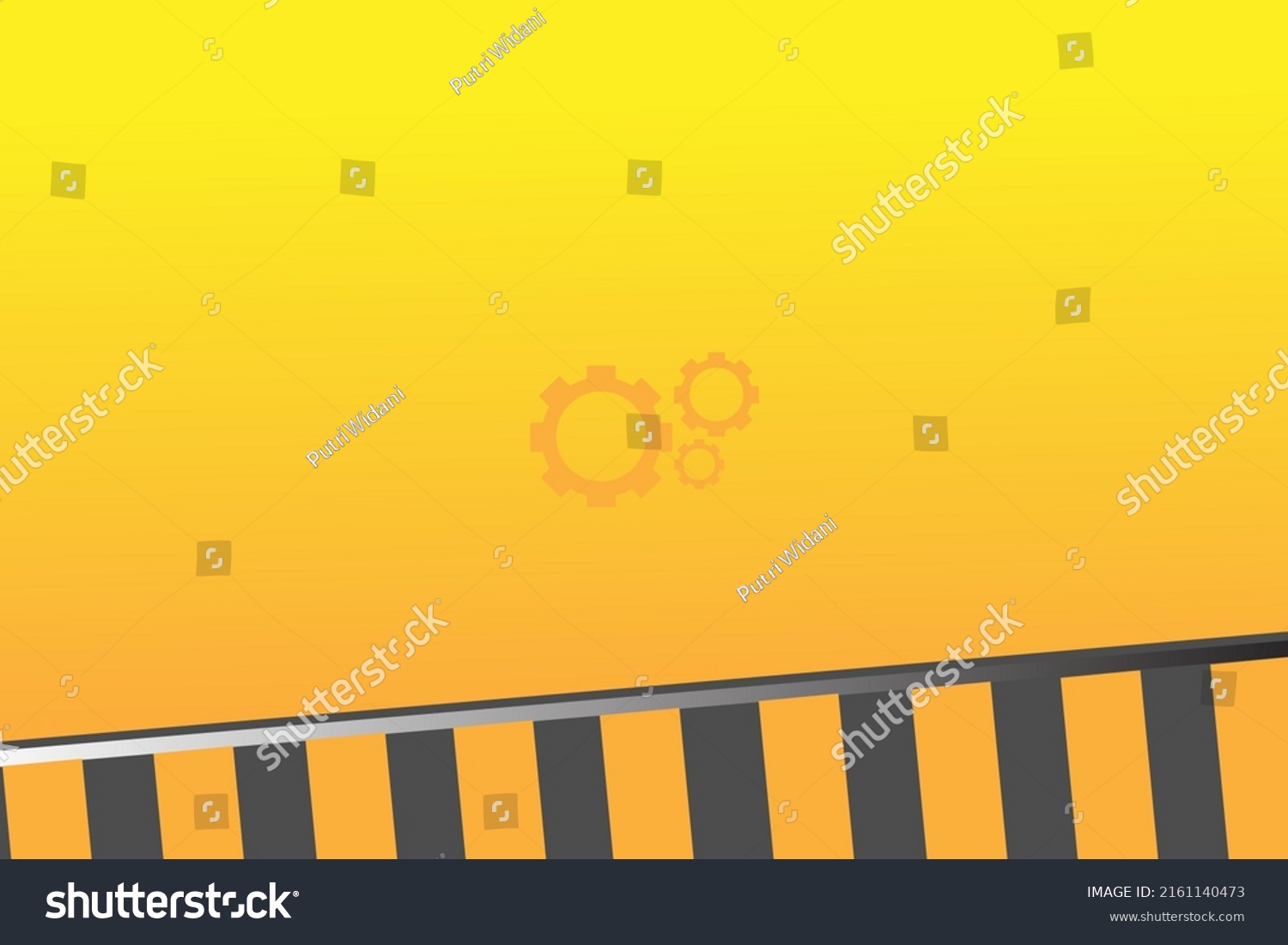 Construction Theme Background Gear Theme Background Stock Vector ...