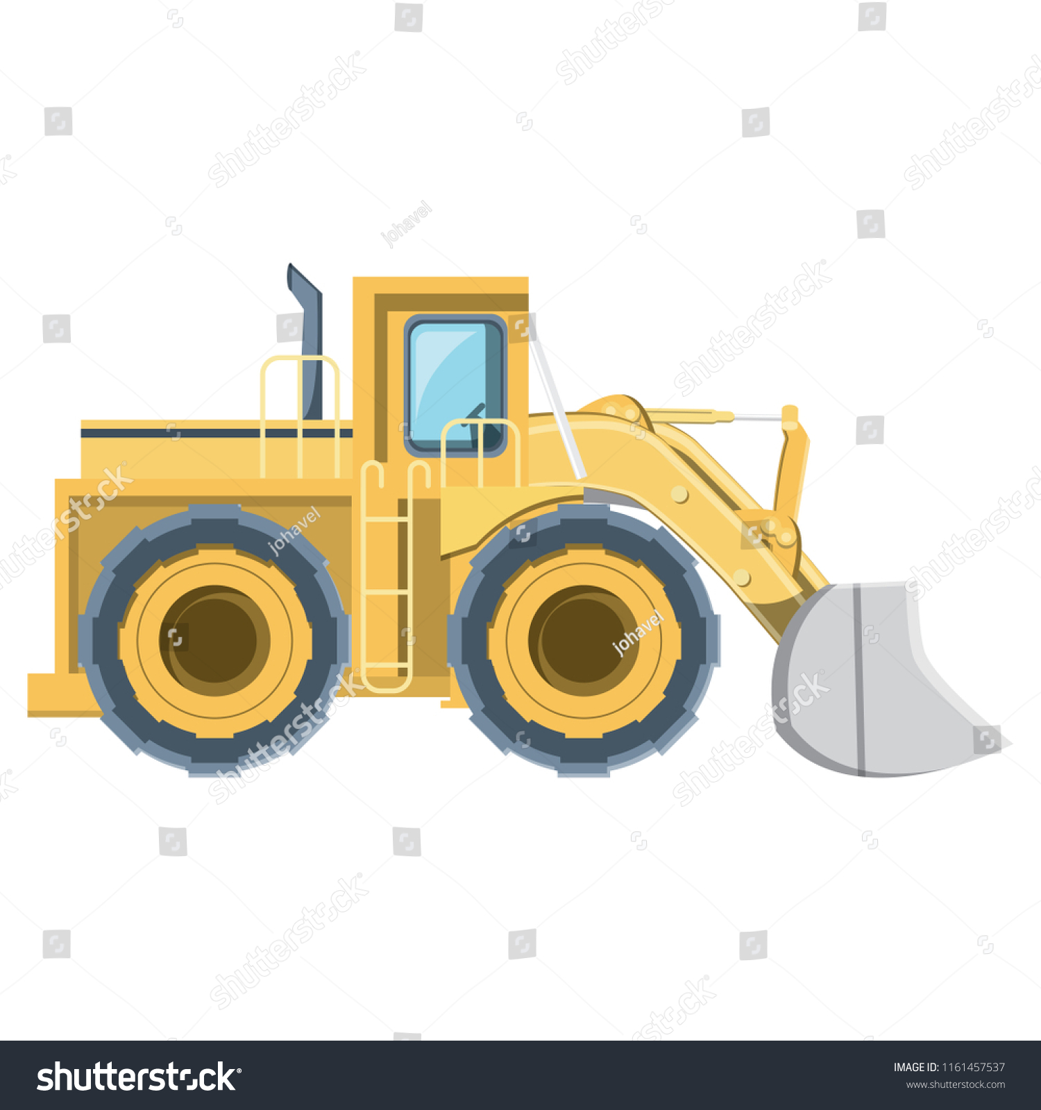 Construction Trucks Design Stock Vector (Royalty Free) 1161457537 ...