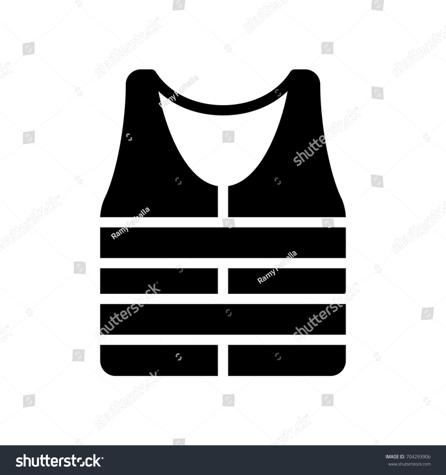 Construction Vest Stock Vector (Royalty Free) 704293906 | Shutterstock