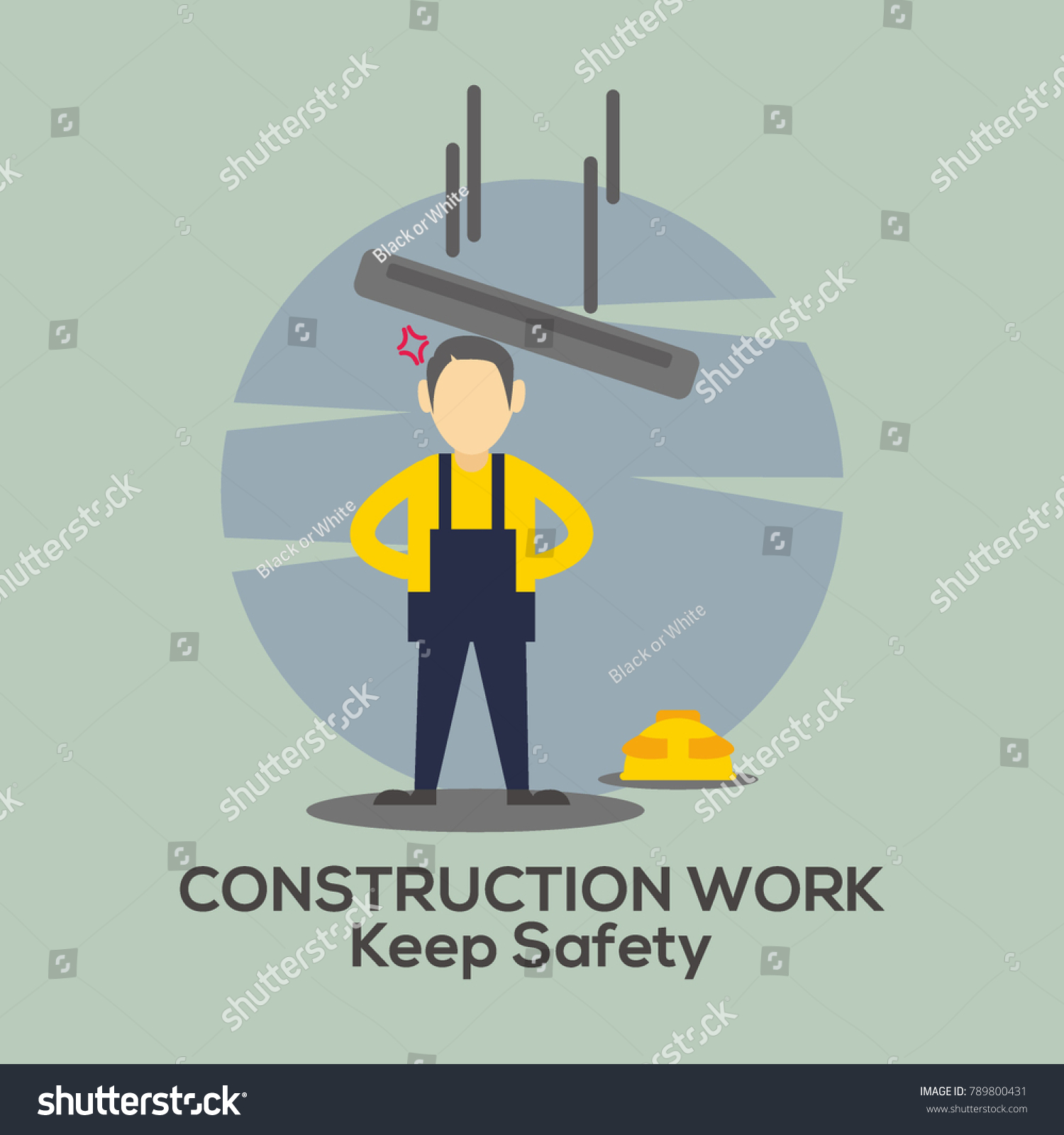 Construction Work Illustration Stock Vector (Royalty Free) 789800431