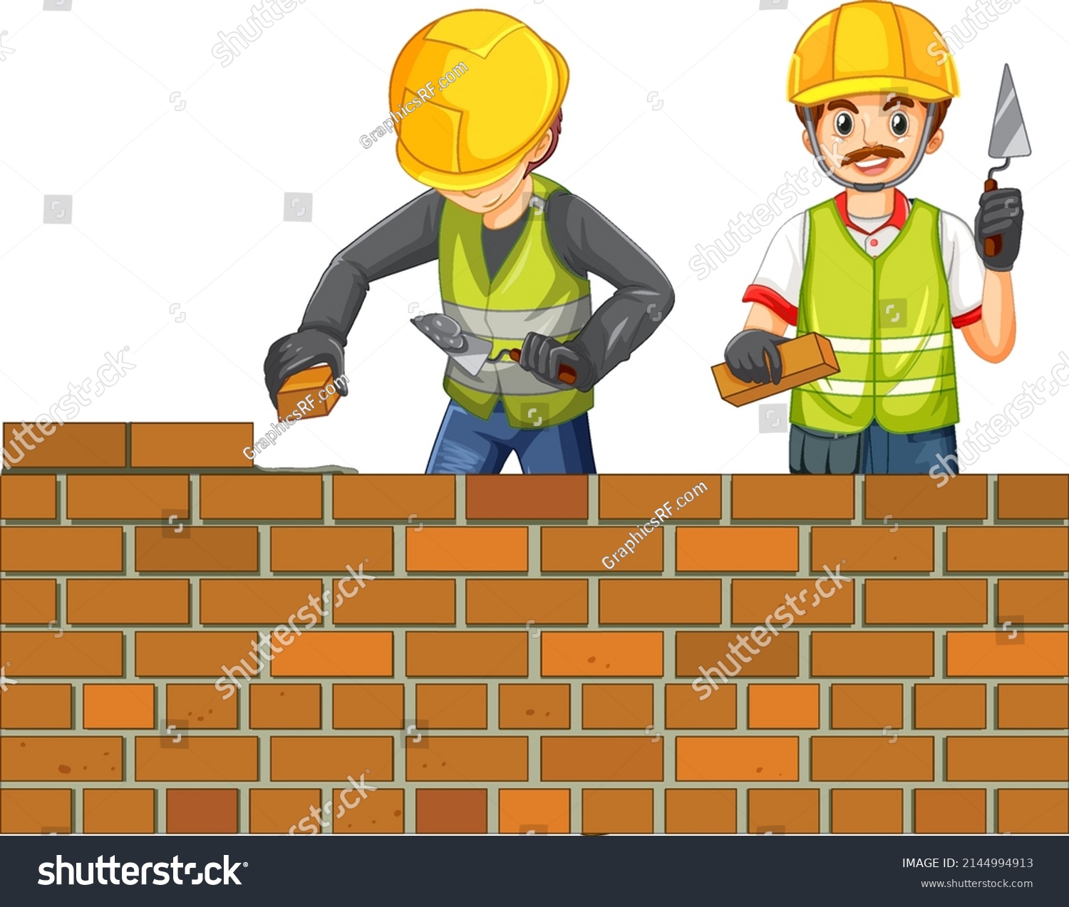 Construction Worker Cartoon Character Illustration Stock Vector ...
