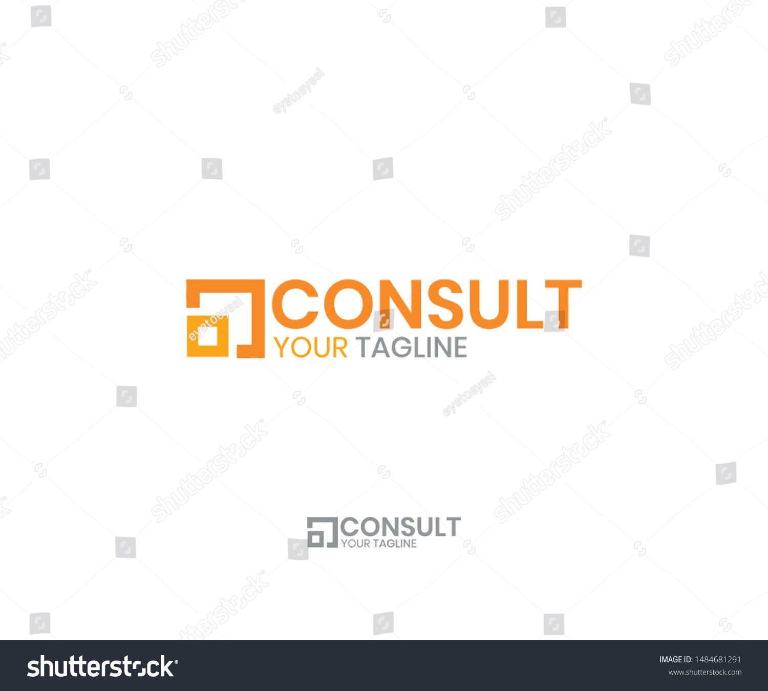 Consulting Agency Logo Vector Stock Vector (Royalty Free) 1484681291