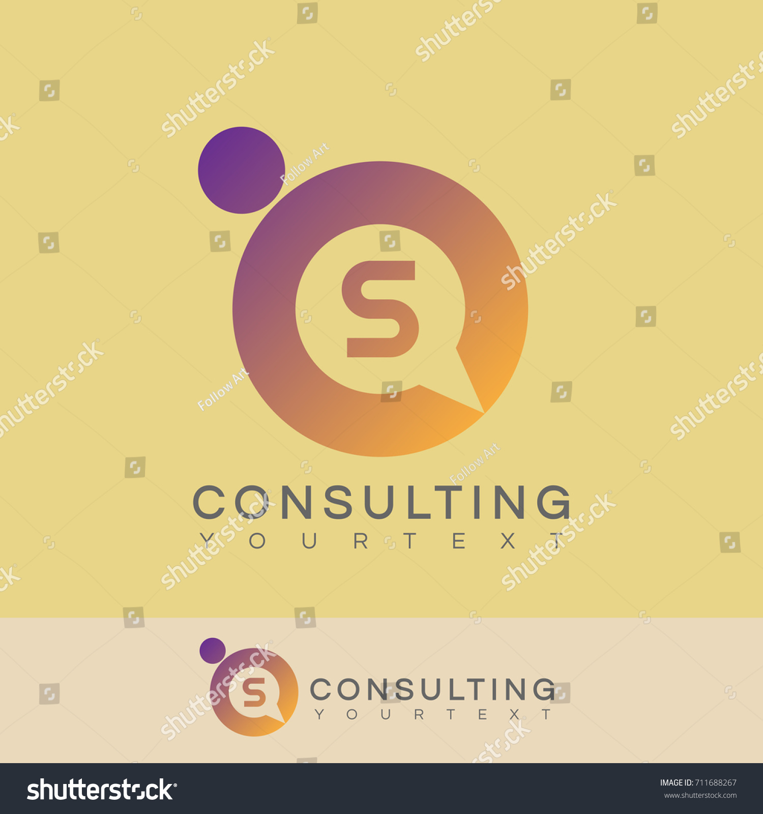 Consulting Initial Letter S Logo Design Stock Vector (Royalty Free ...