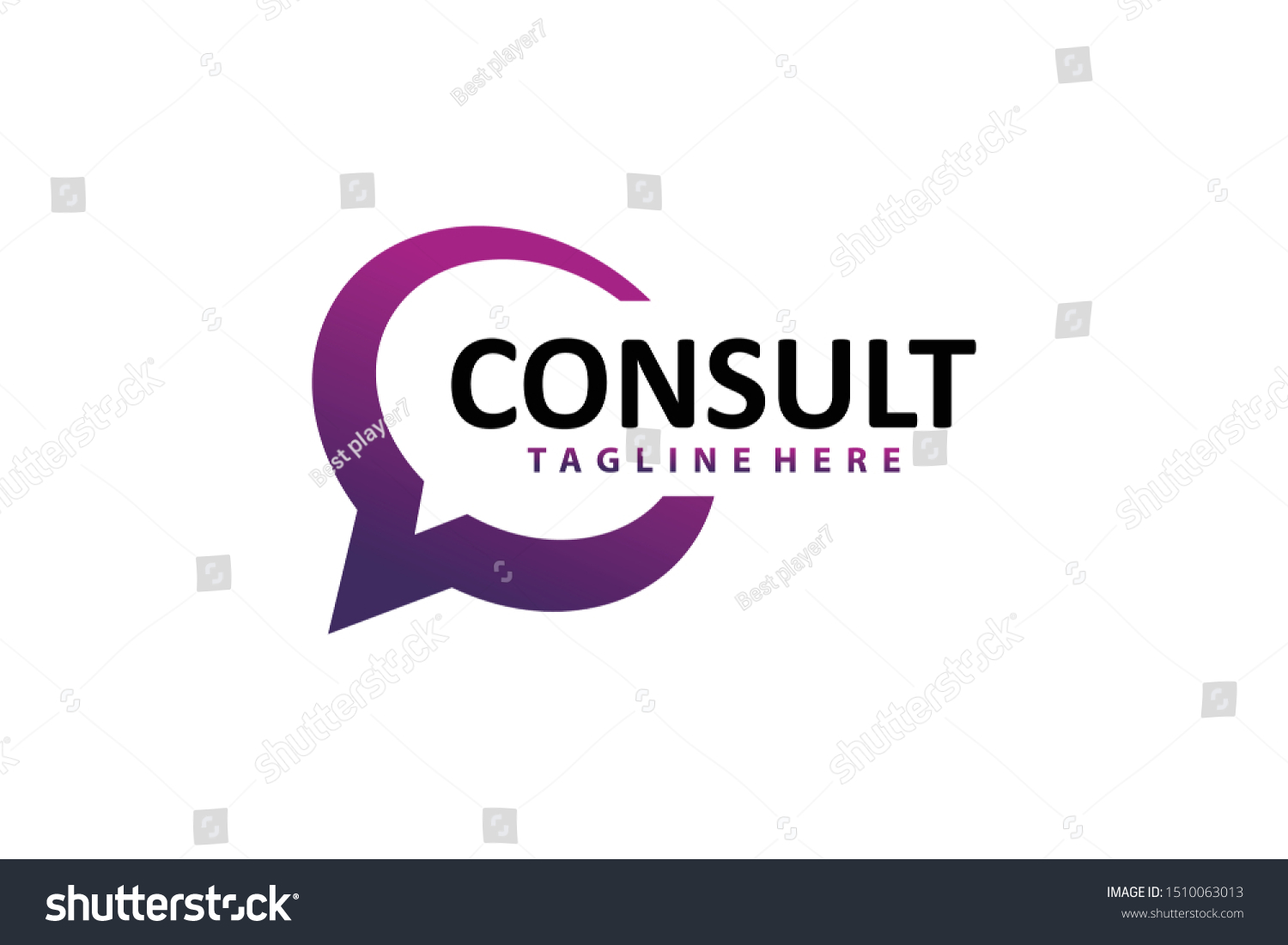Consulting Logo Icon Vector Isolated Stock Vector (Royalty Free ...