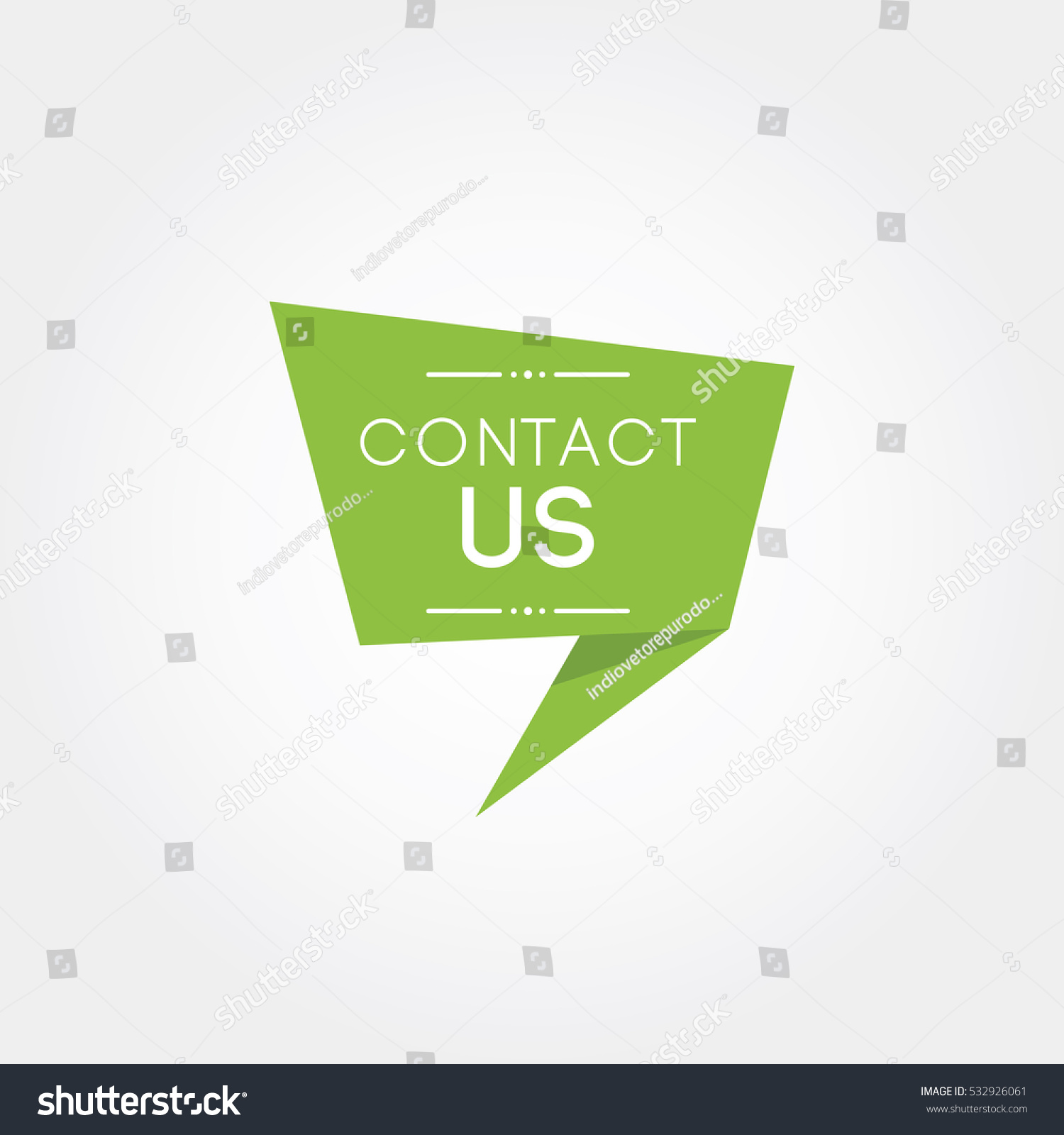Contact Us Label Sticker Stock Vector 532926061 - Shutterstock