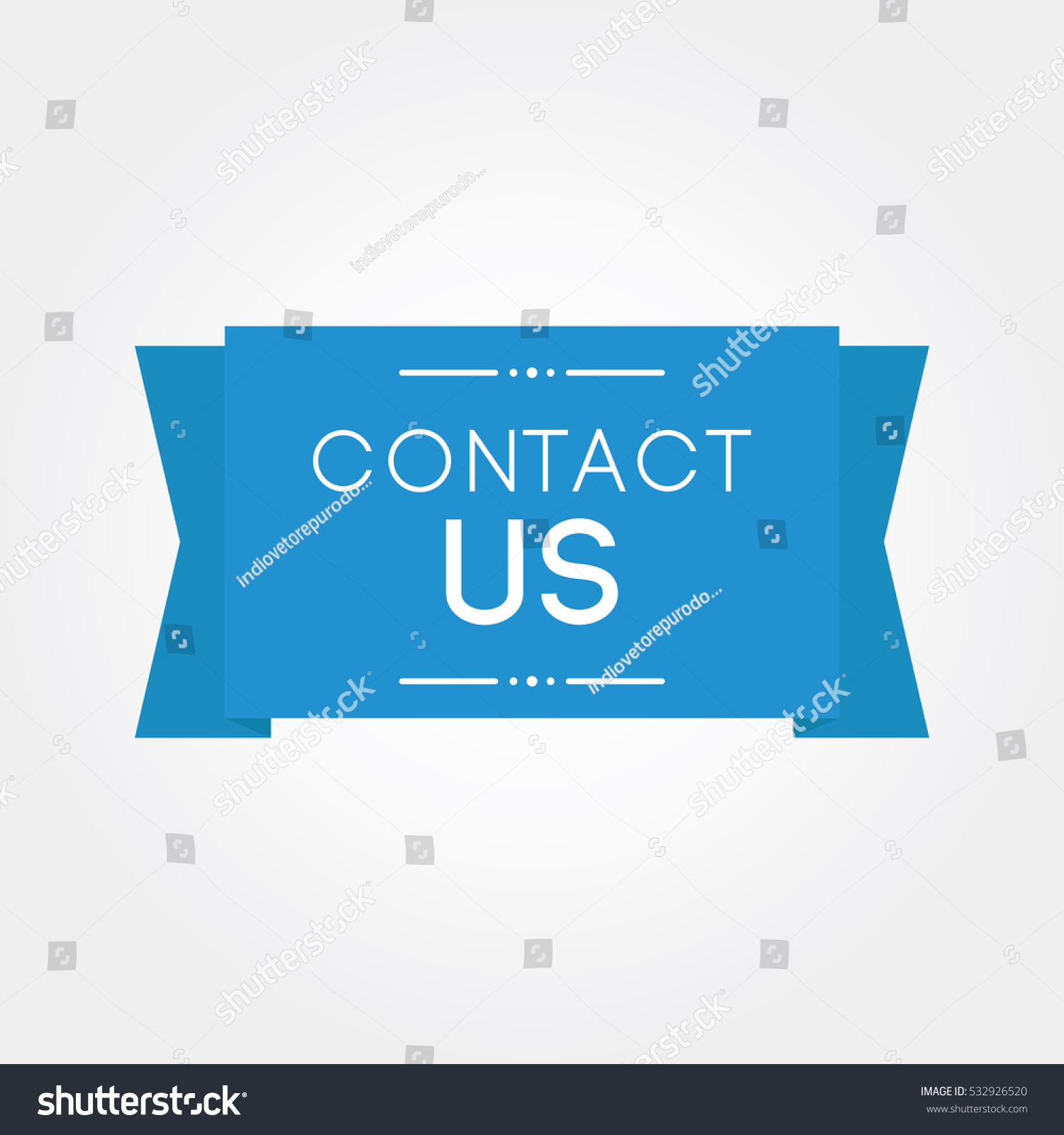 Contact Us Label Sticker Stock Vector (Royalty Free) 532926520
