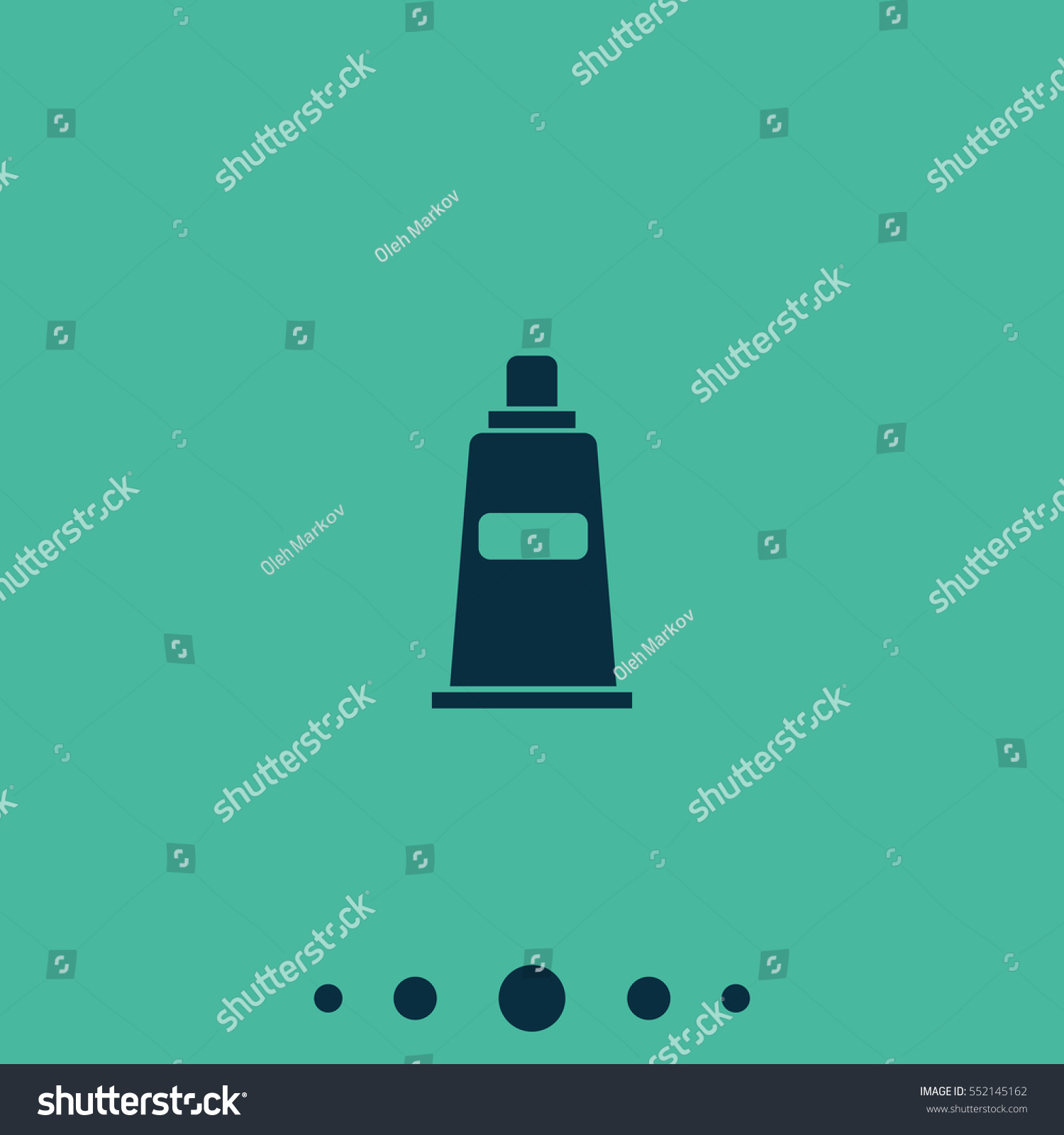 Container Tube Toothpaste Cream Icon Stock Vector (Royalty Free ...