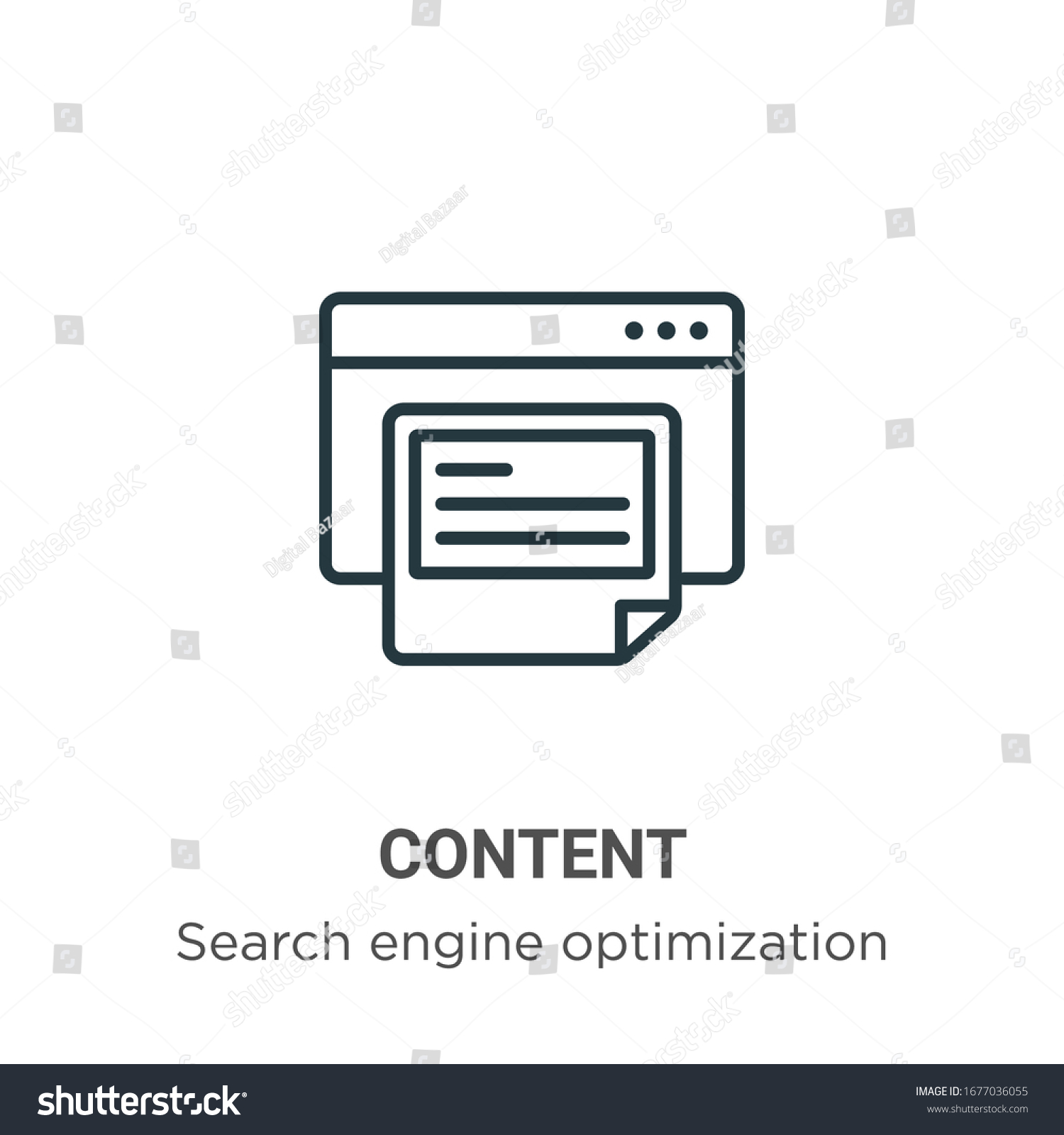 146,944 Website content icon Images, Stock Photos & Vectors | Shutterstock