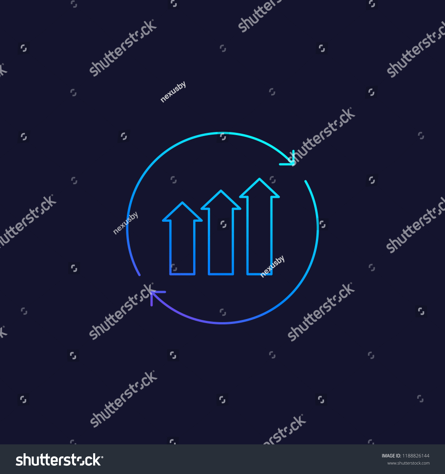 Continuous Growth Vector Line Icon: เวกเตอร์สต็อก (ปลอดค่าลิขสิทธิ์ ... Continuous Growth Vector Line Icon: เวกเตอร์สต็อก (ปลอดค่าลิขสิทธิ์ ...