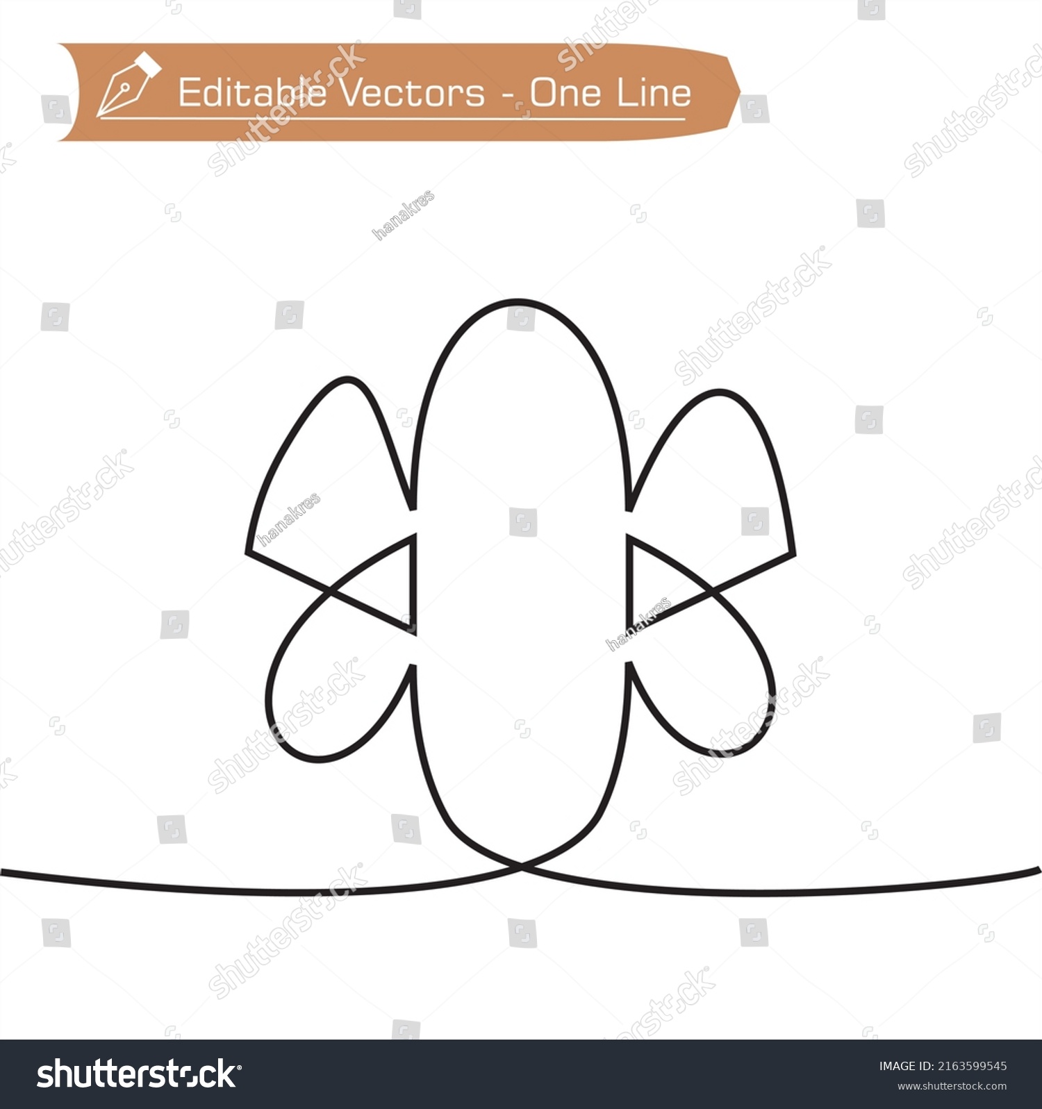 Continuous One Line Bee Logo Vector Stock Vector (Royalty Free ...