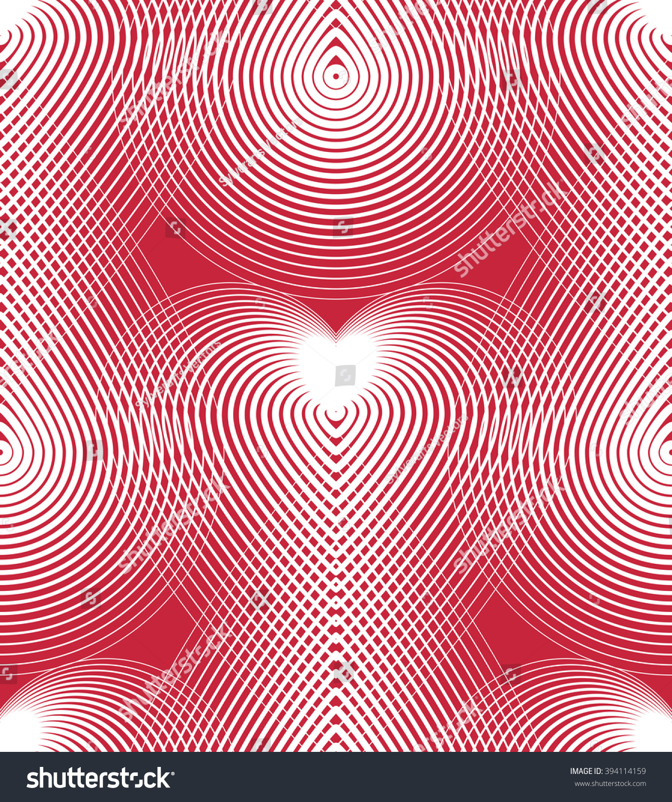 Continuous Vector Pattern Graphic Lines Decorative Stock Vector ...