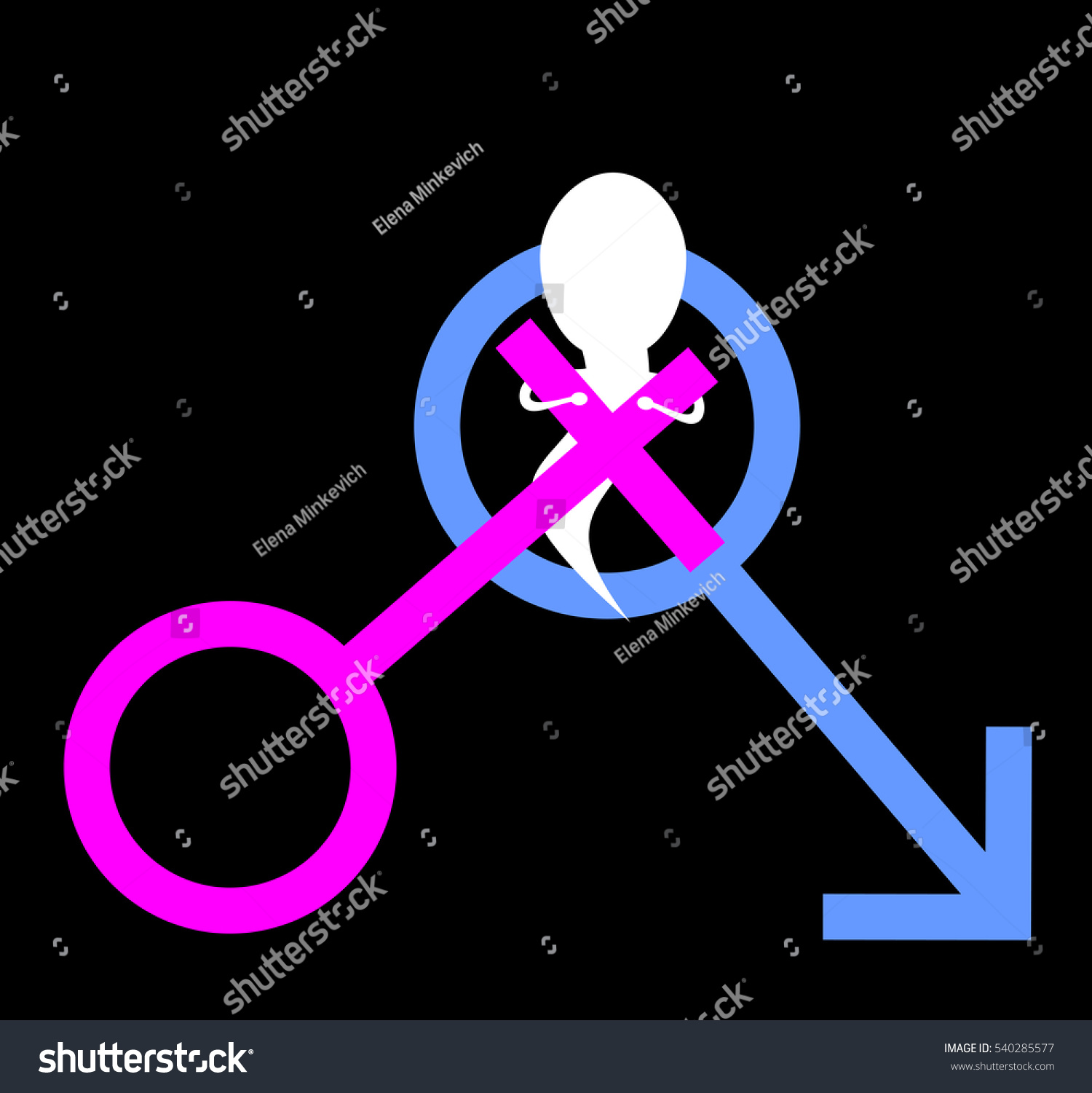 Contraceptive Symbol Stock Vector (Royalty Free) 540285577