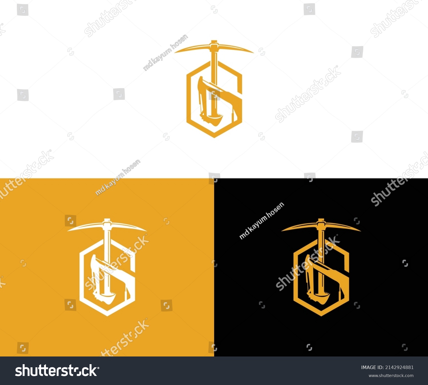 Contraction Logo Design Eps Format Stock Vector (Royalty Free ...