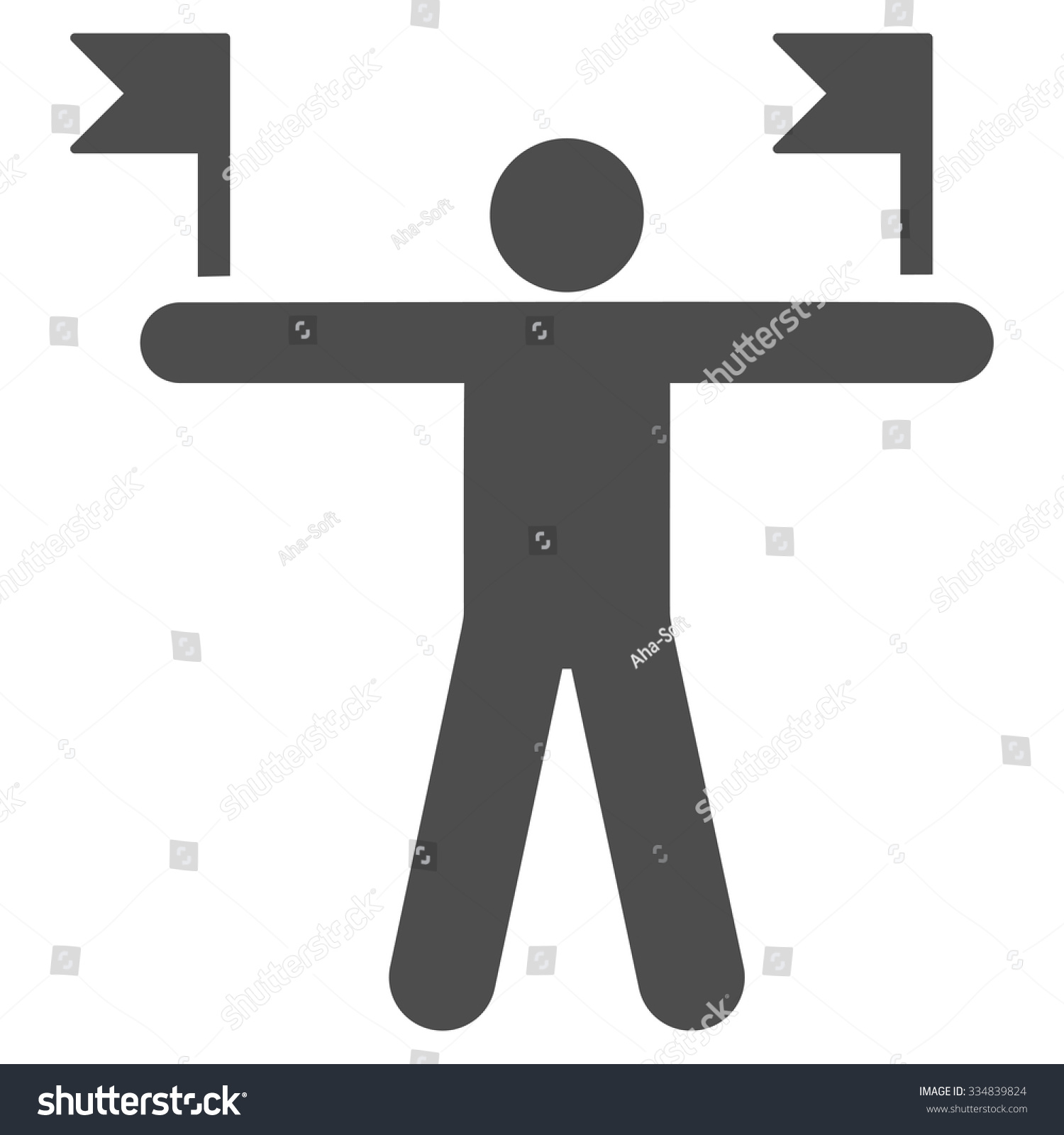 Control Flags Vector Icon Style Flat Stock Vector (Royalty Free ...