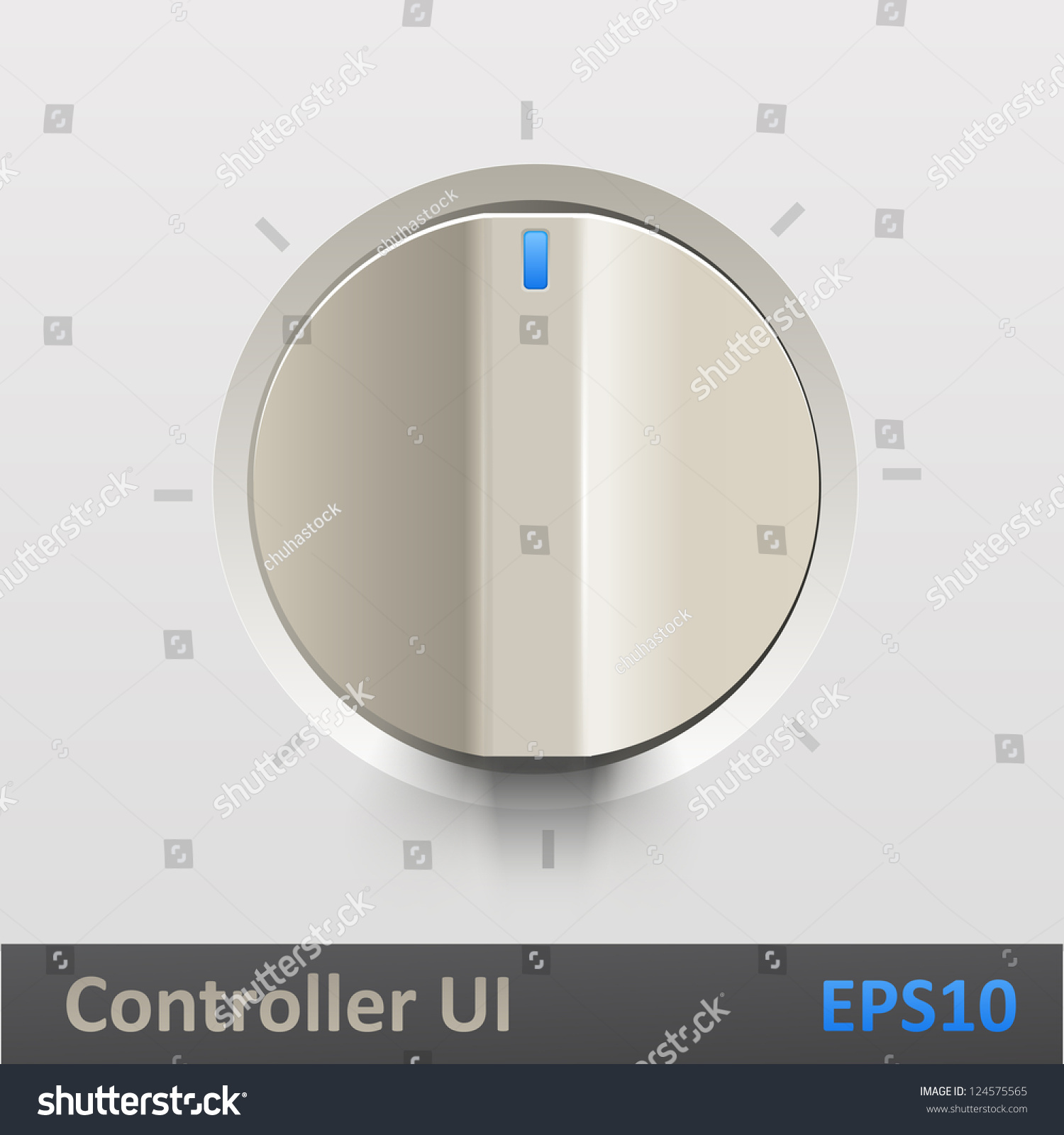 Control Knob Regulator Vector Illustration Stock Vector (Royalty Free ...