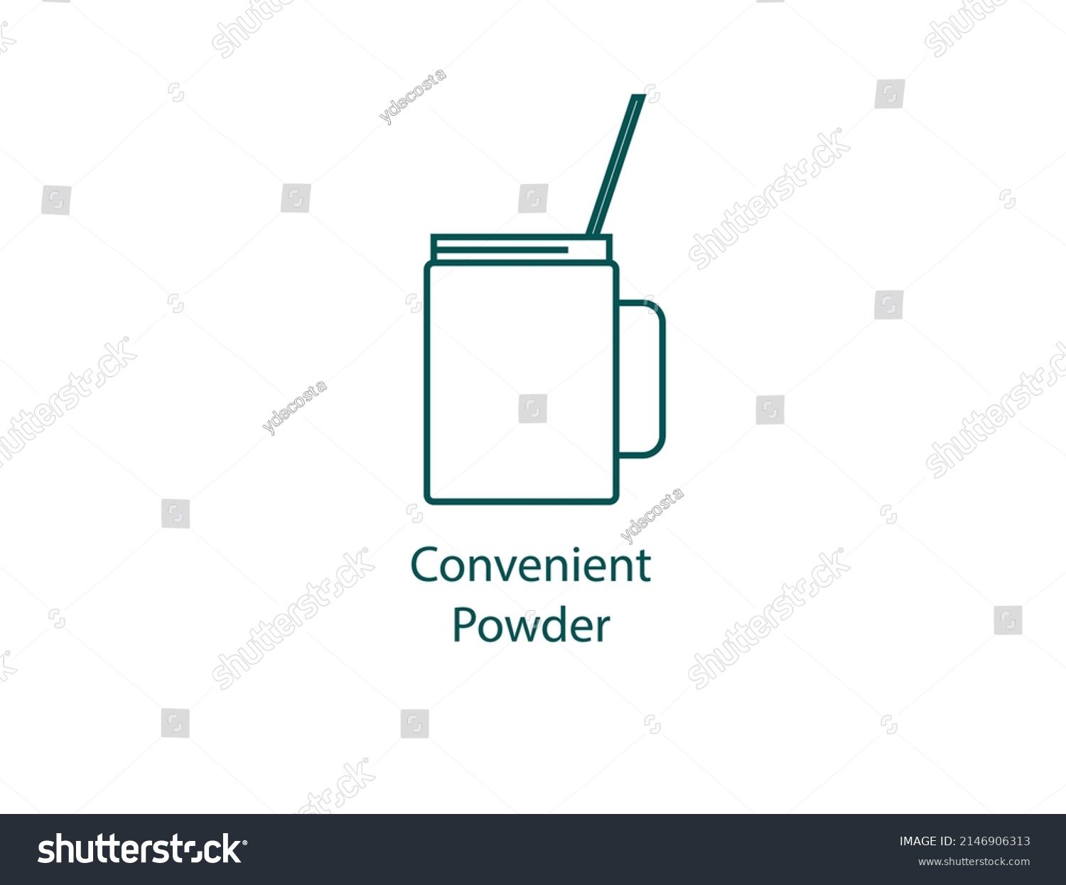 Convenient Powder Icon Vector Illustration Stock Vector (Royalty Free ...