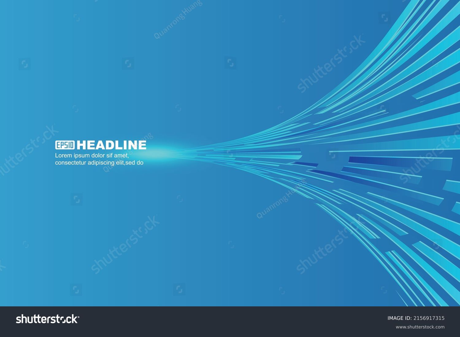 Converging Line Vector Digital Technology Concept Stock Vector (Royalty ...
