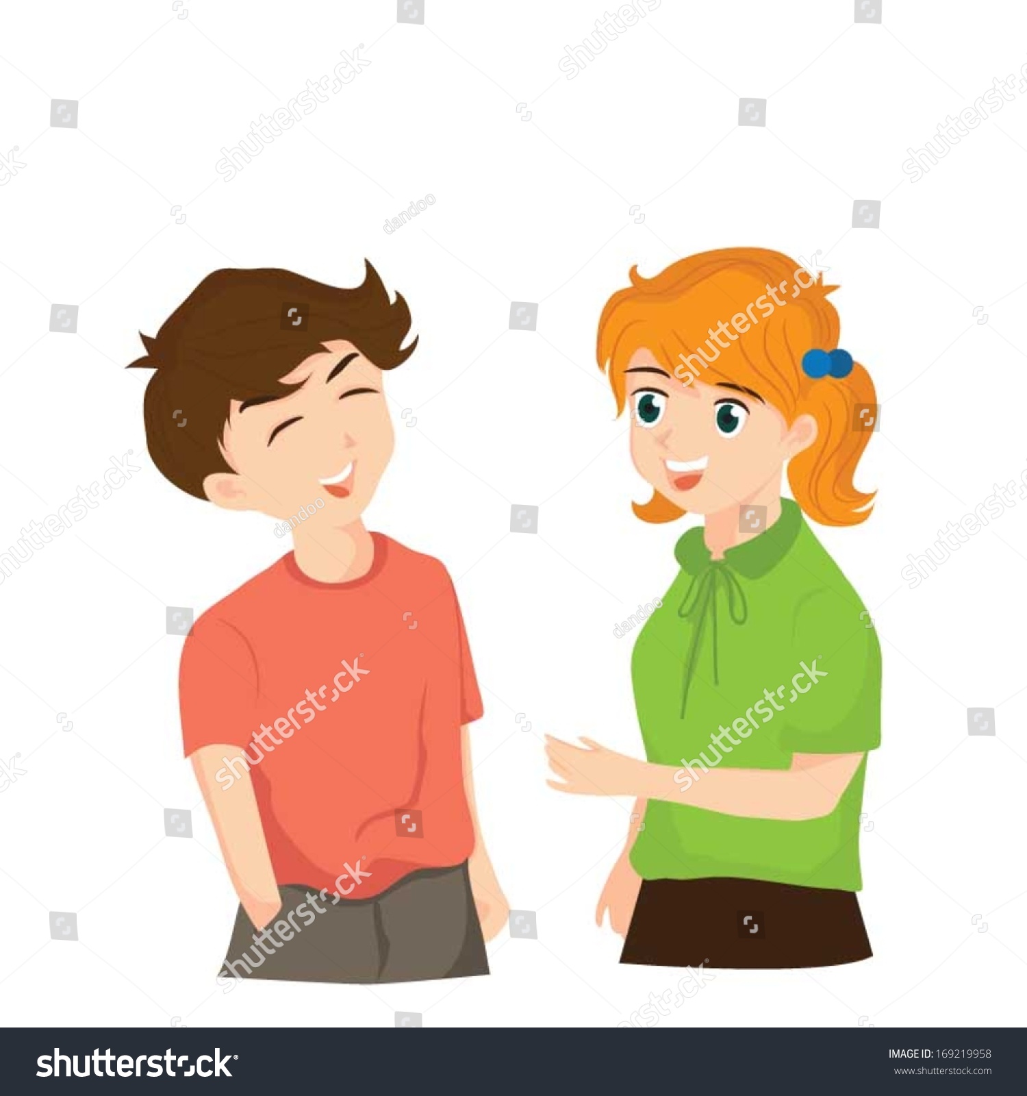 Conversation Illustration Stock Vector (Royalty Free) 169219958