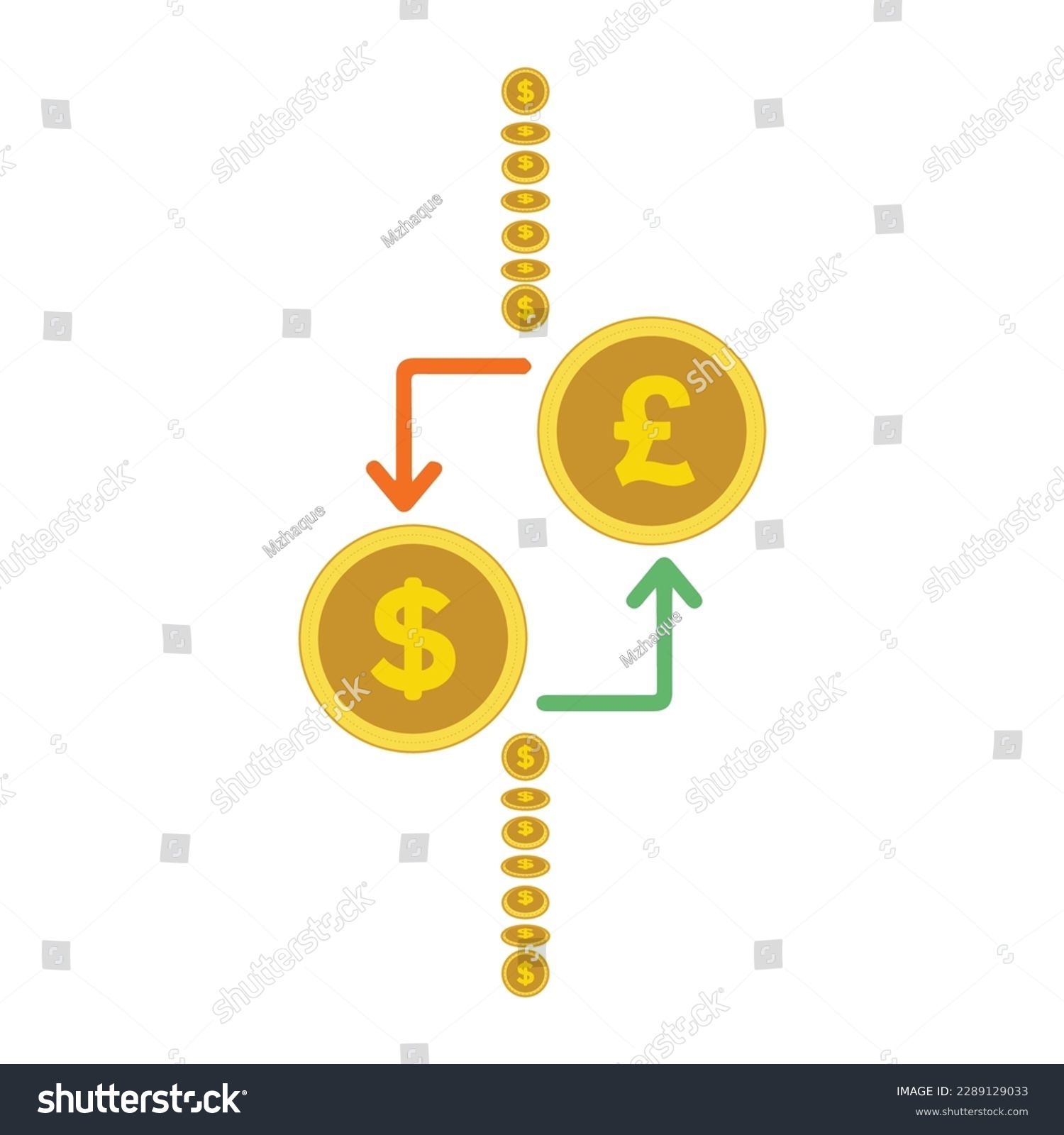 converting currency, euro to dollar and dollar to euro Stock Vector ... converting currency, euro to dollar and dollar to euro Stock Vector ...