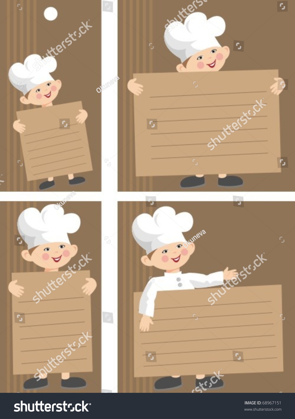 Cook Posters Stock Vector (Royalty Free) 68967151 | Shutterstock
