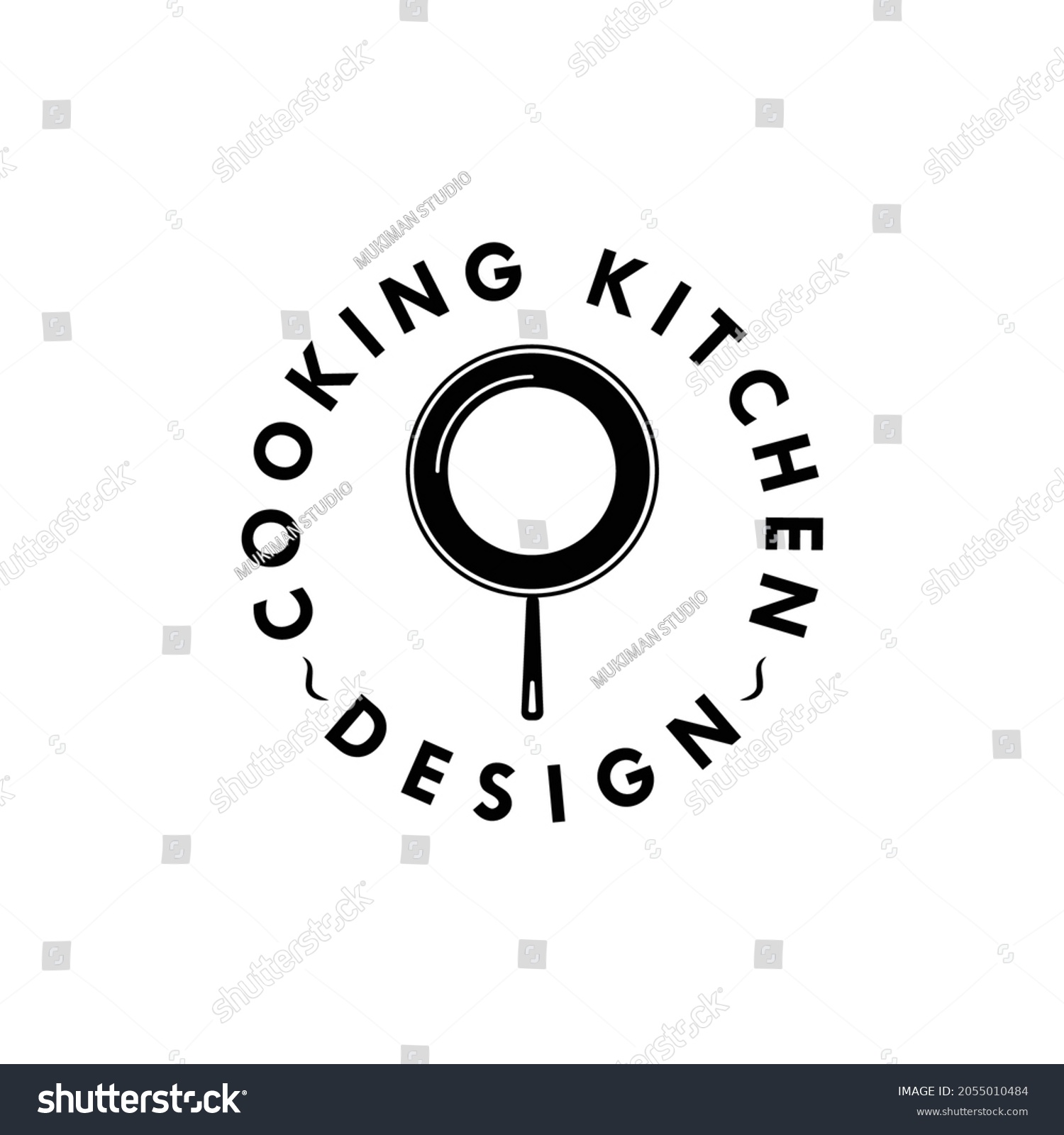 Cooking Kitchen Logo Design Template Stock Vector (Royalty Free ...