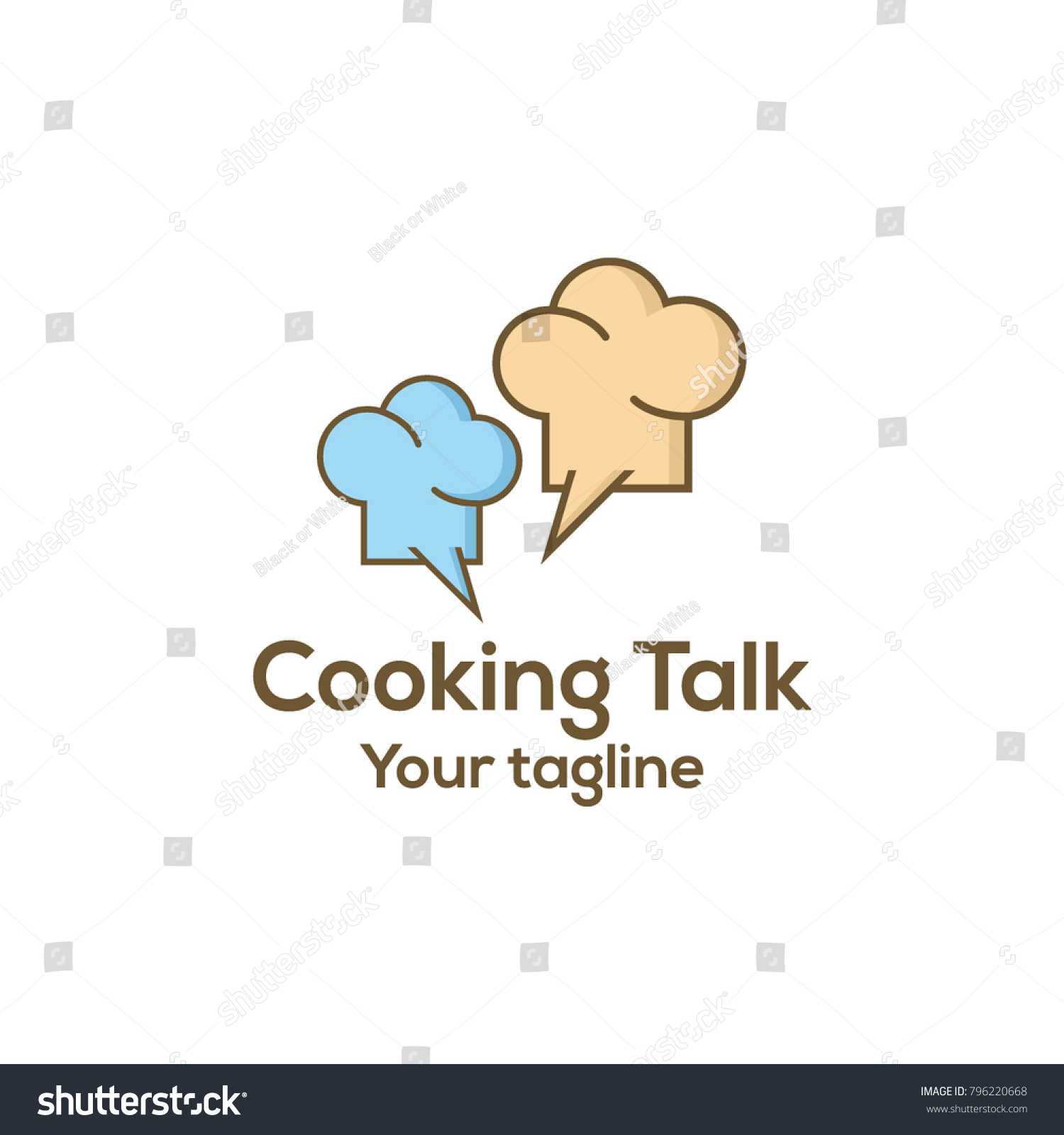 Cooking Logo Design Stock Vector (Royalty Free) 796220668 | Shutterstock