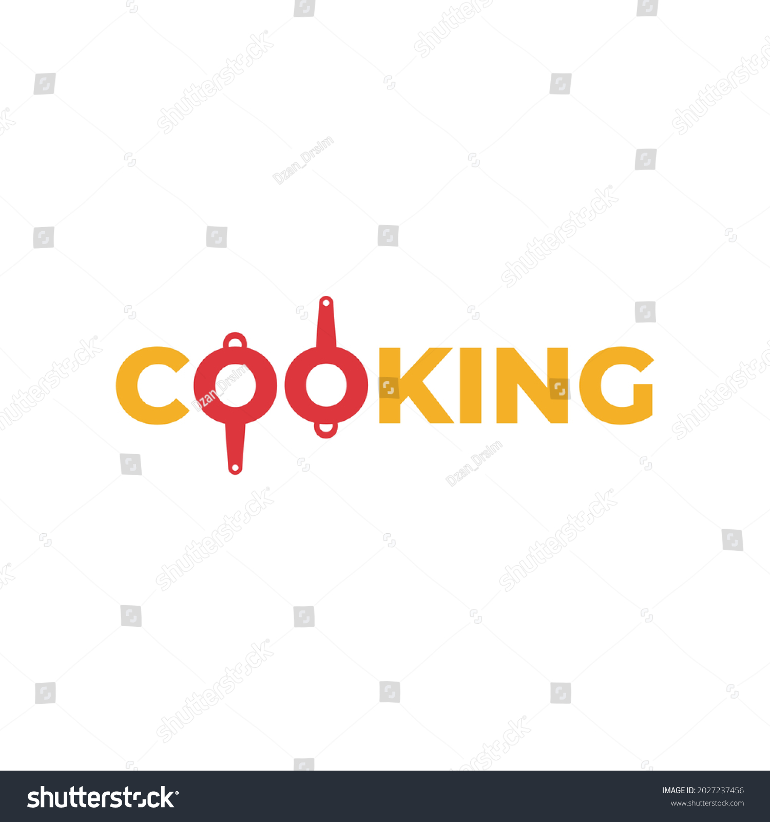 Cooking Logo Design Simple Wordmark Logo Stock Vector (Royalty Free ...