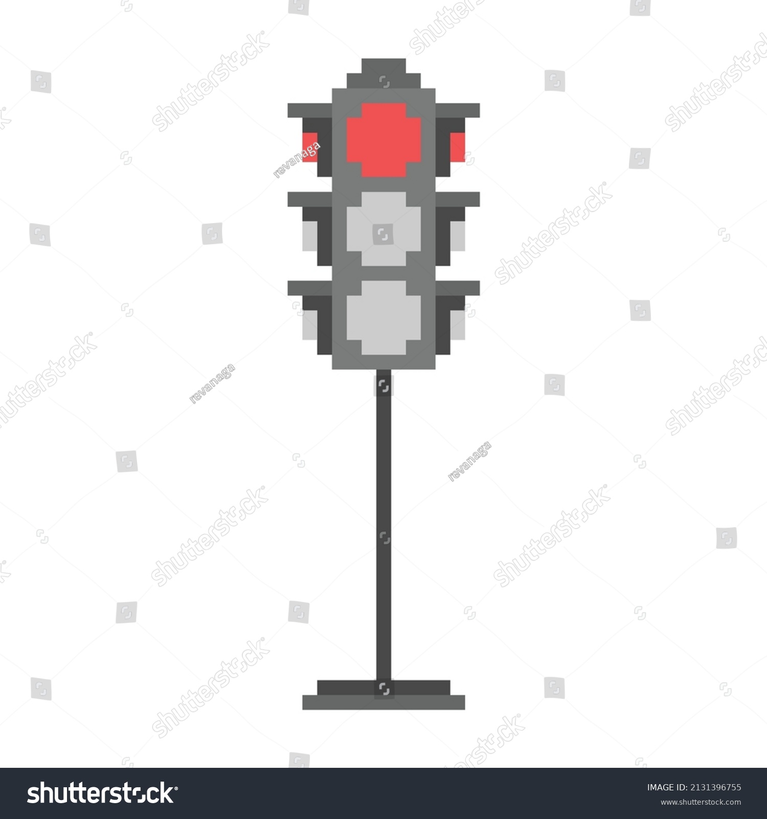 Cool Pixel Art Traffic Light Stock Vector (Royalty Free) 2131396755 ...
