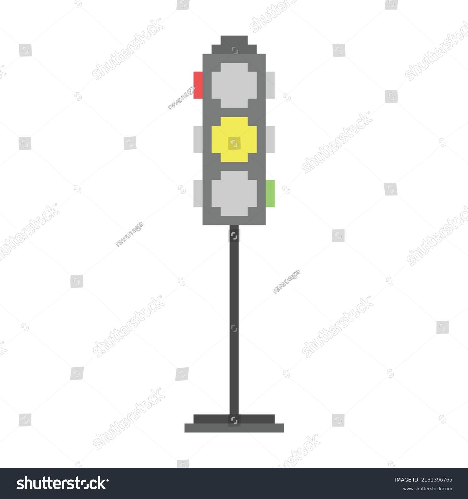 Cool Pixel Art Traffic Light Stock Vector (Royalty Free) 2131396765 ...