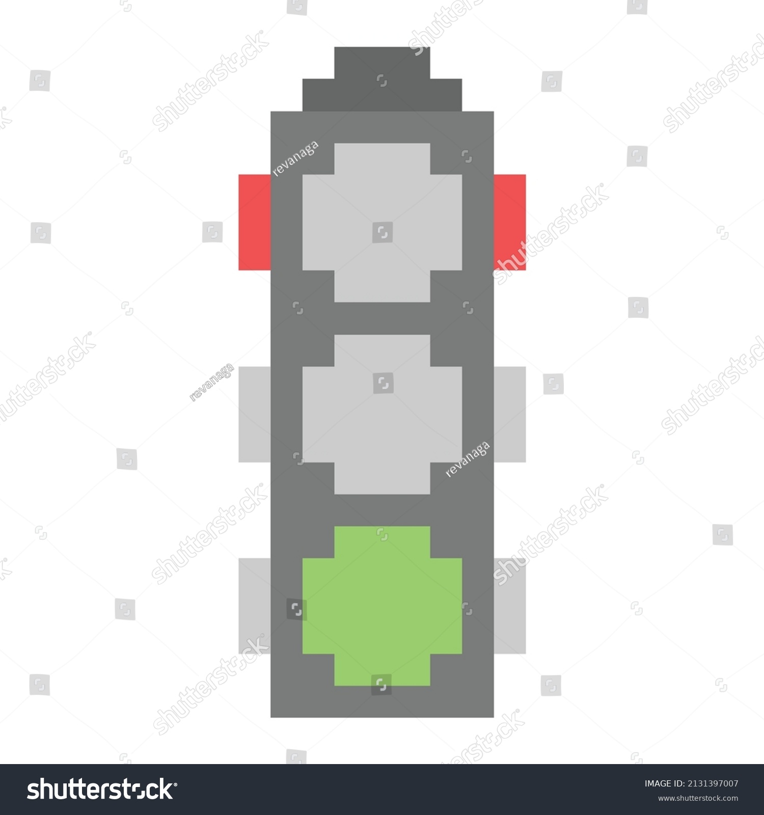 Cool Pixel Art Traffic Light Stock Vector (Royalty Free) 2131397007 ...