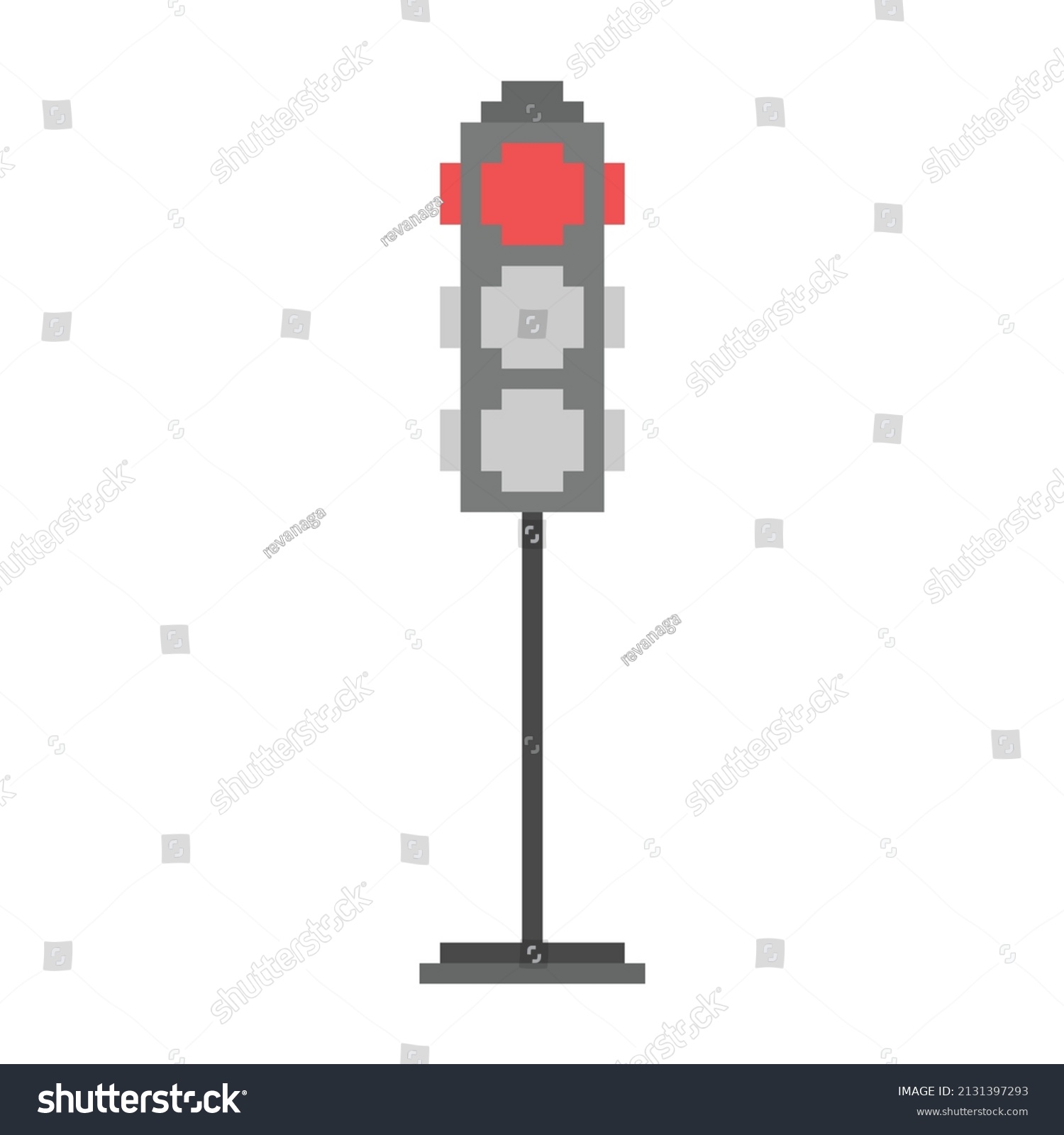 Cool Pixel Art Traffic Light Stock Vector (Royalty Free) 2131397293 ...